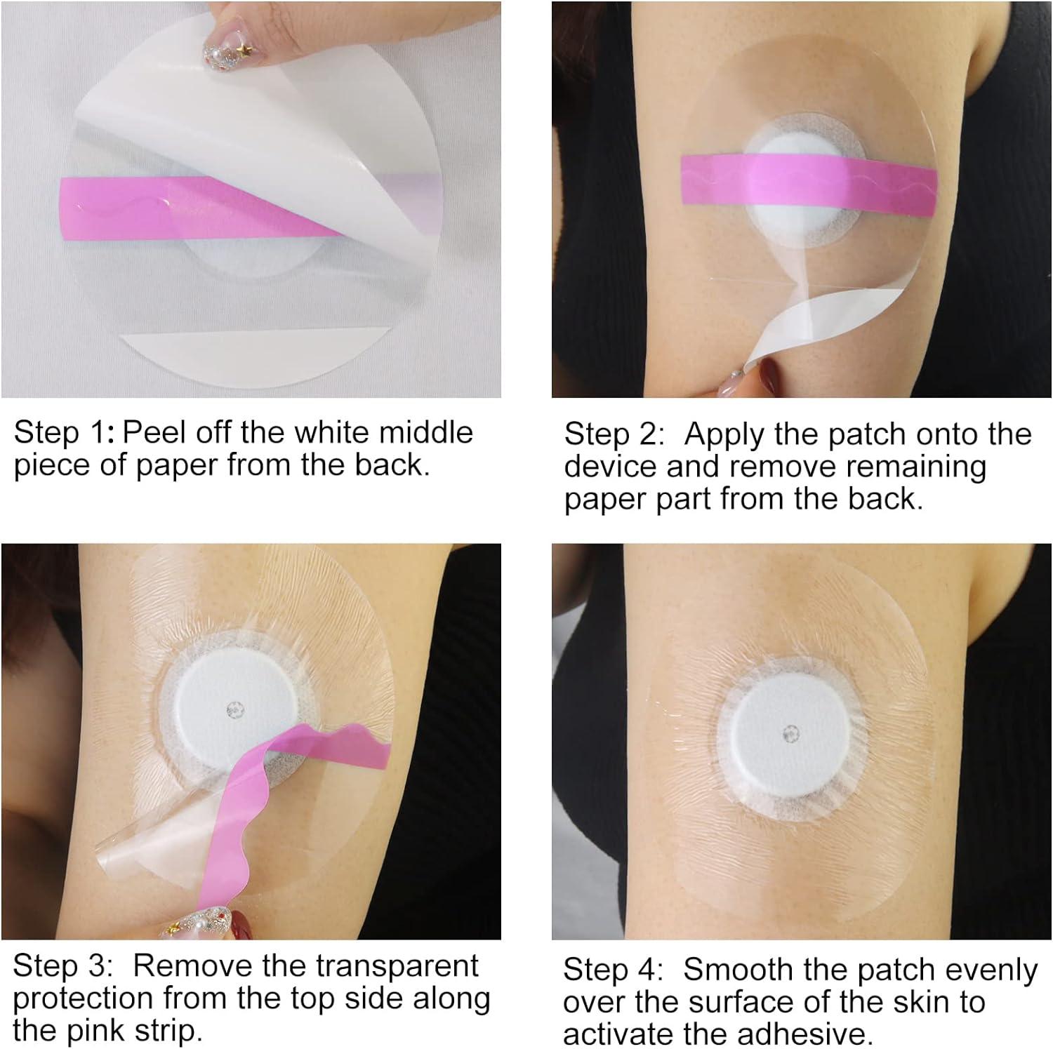 Freestyle Libre Sensor Covers 40 Pack - Waterproof Transparent CGM ...