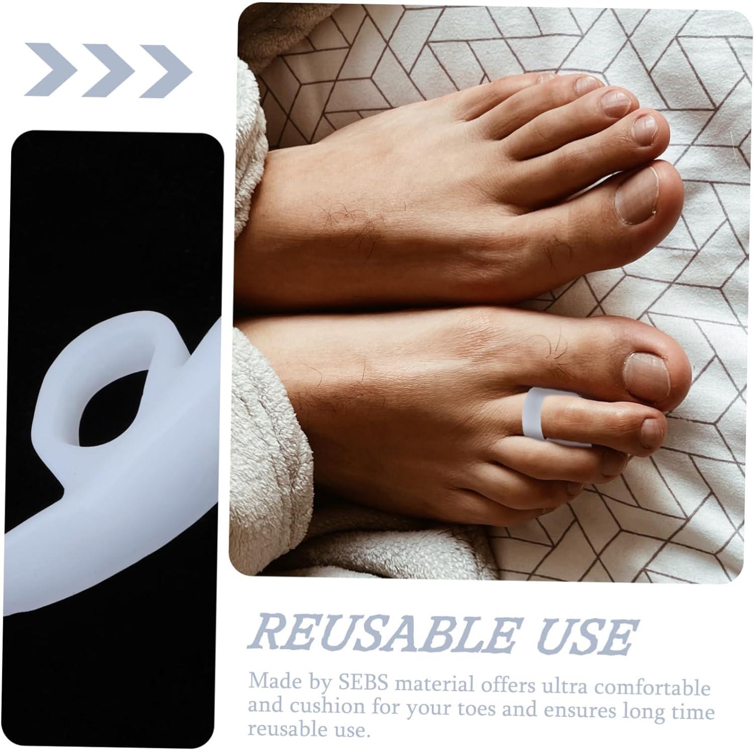 4 Pairs Toe Spacers for Men - Hammer Toe Crest Pad - Foot Protectors ...