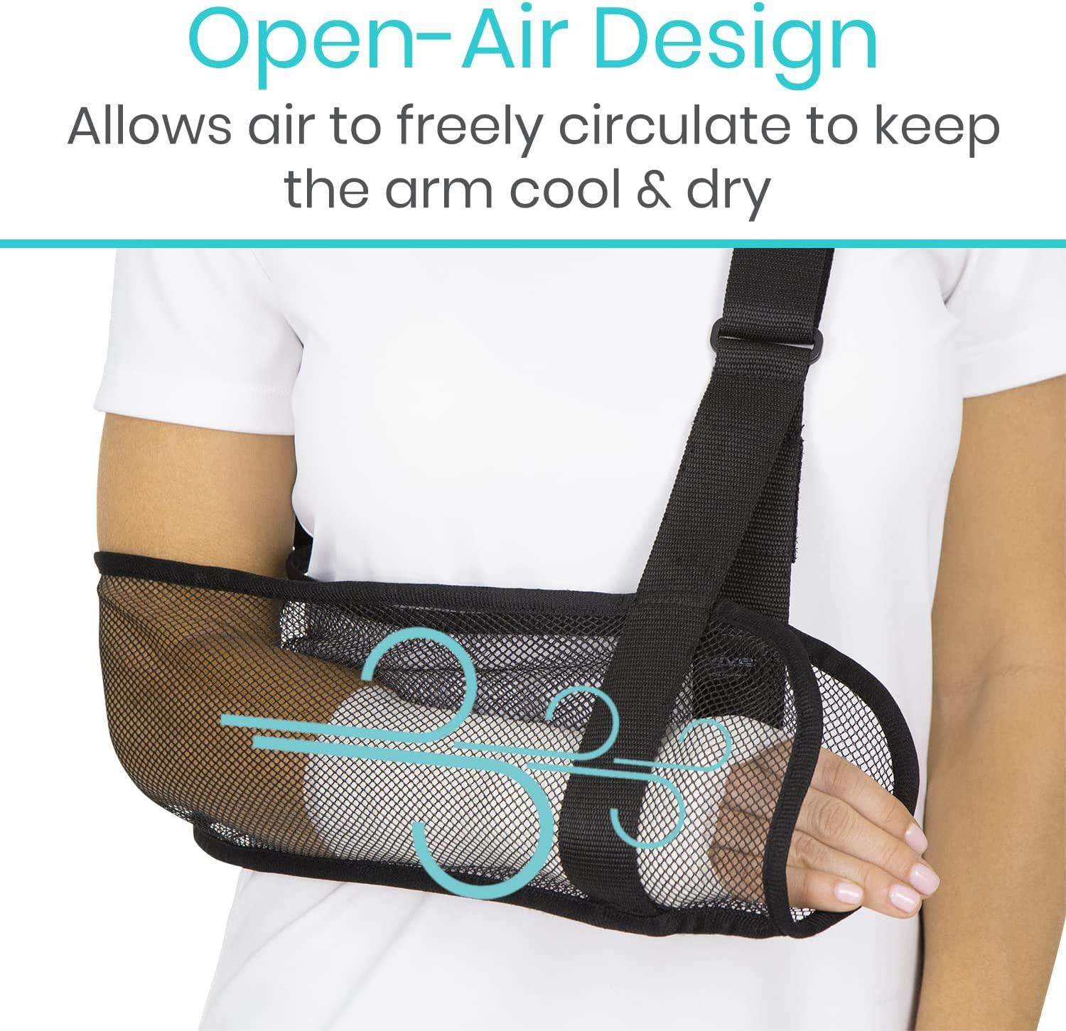 Vive Mesh Shoulder Sling - Arm Brace for Rotator Cuff Injury ...