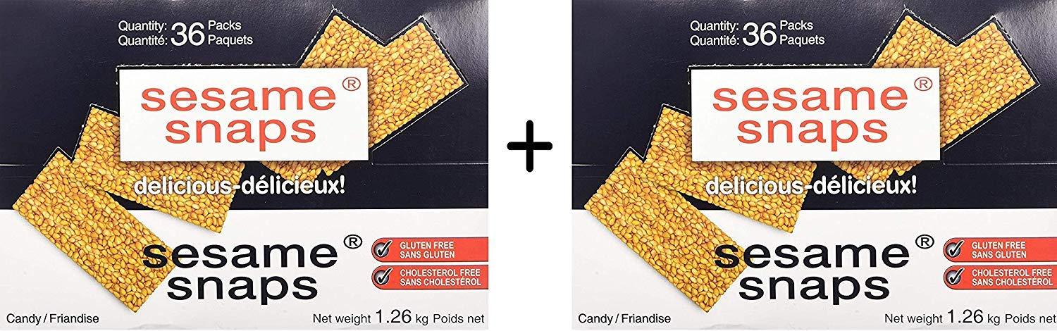 Sesame Snaps Delicious -deliieux! Candy (36X35)Gram Value 2 Pack (Value ...