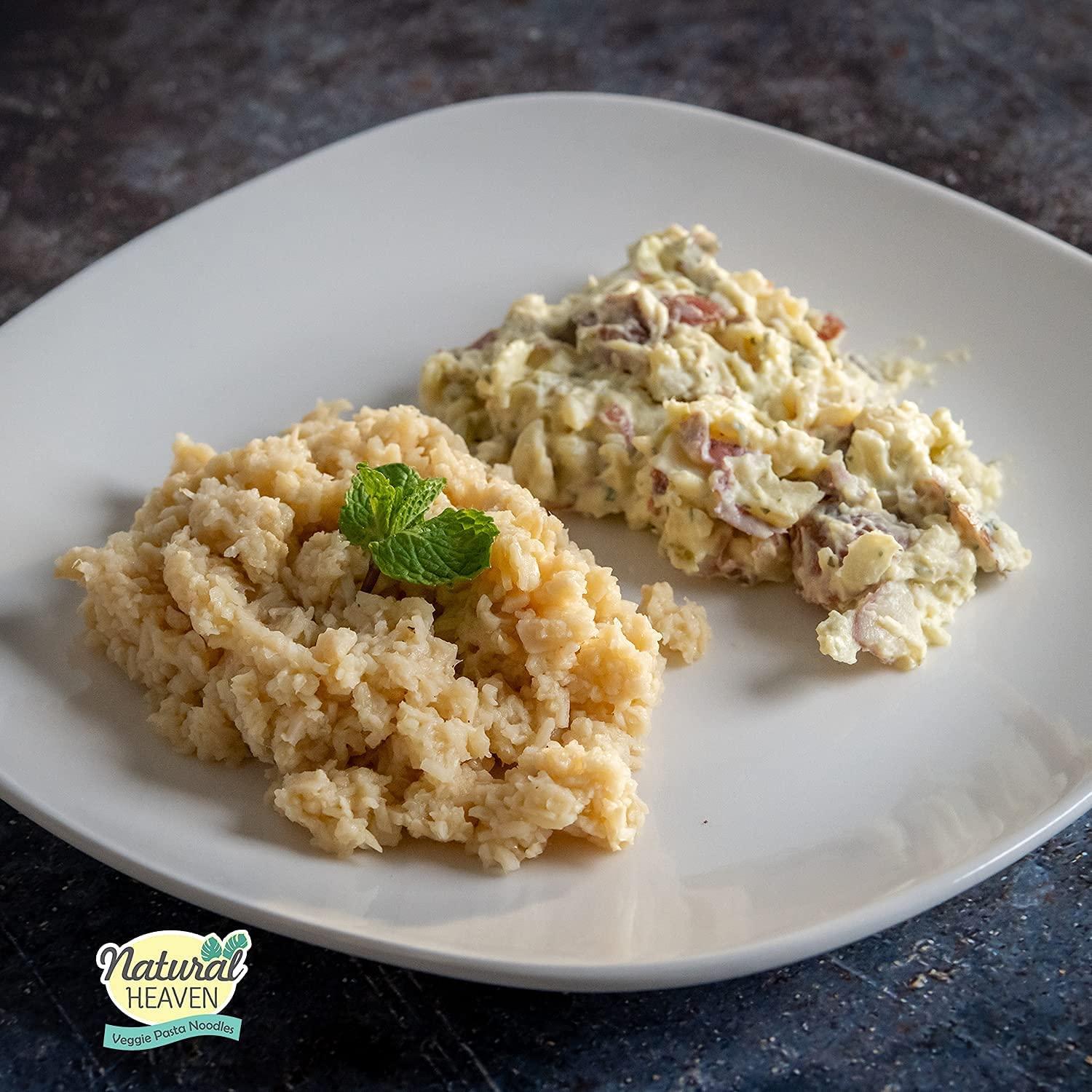 Natural Heaven Brown Rice Hearts of Palm Rice - Gluten Free, Vegan, Low ...