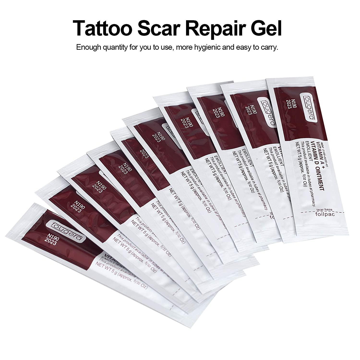 Tattoo Scar Repair Gel 100pcs - Microblading Aftercare Ointment with ...