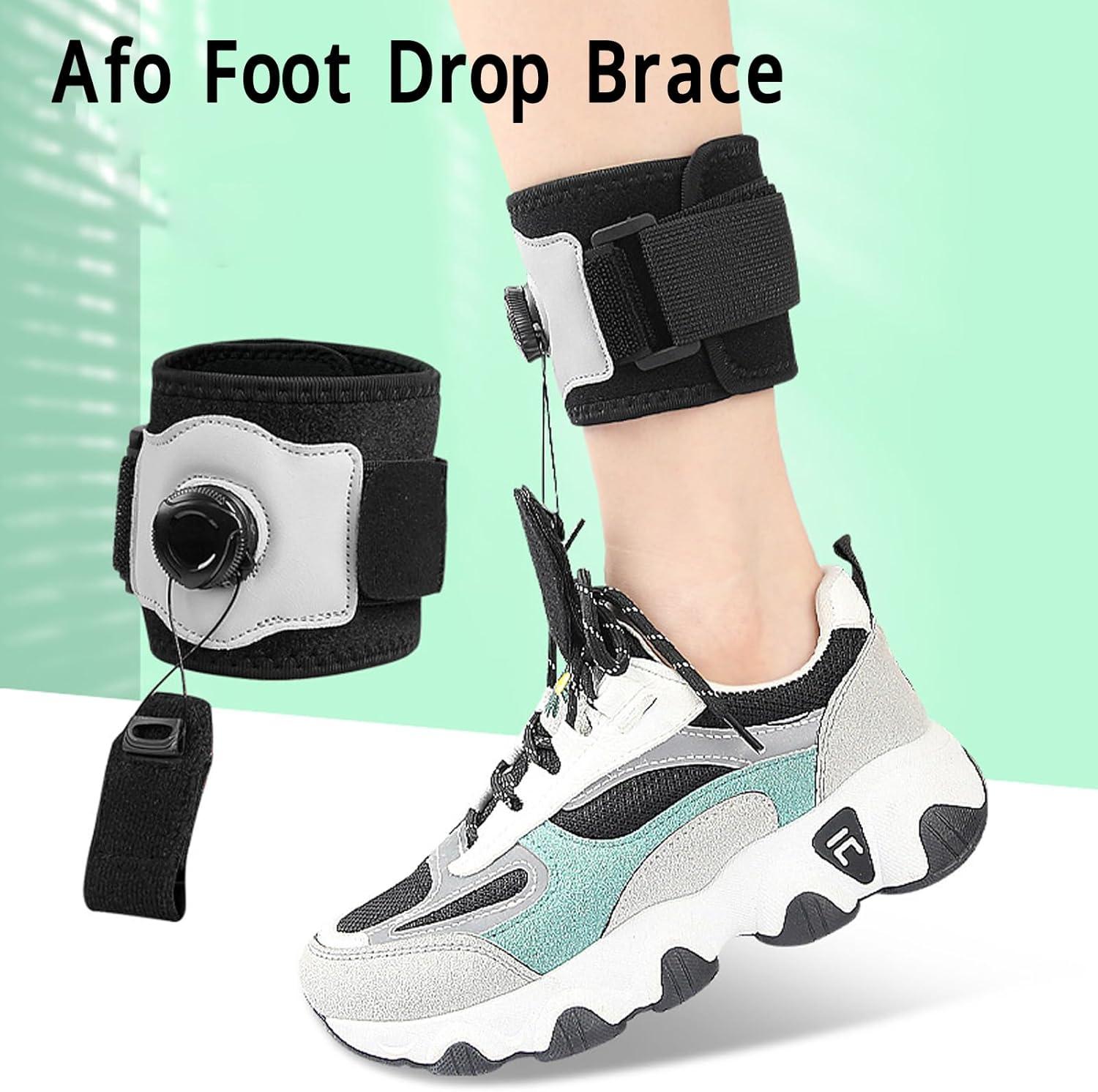 Drop Foot Brace - Unisex AFO Support for Plantar Fasciitis & Supination ...