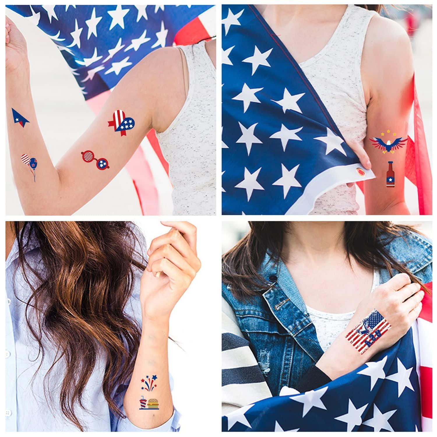 temporary flag tattoos