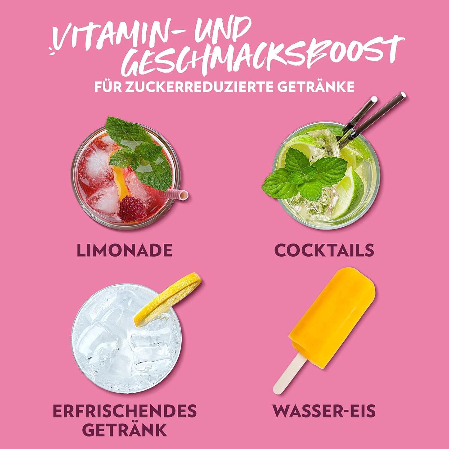 Buy Gymqueen Zero Drink Cherry 1000ml - Low Calorie Beverage Concentrate with B Vitamins & L ...