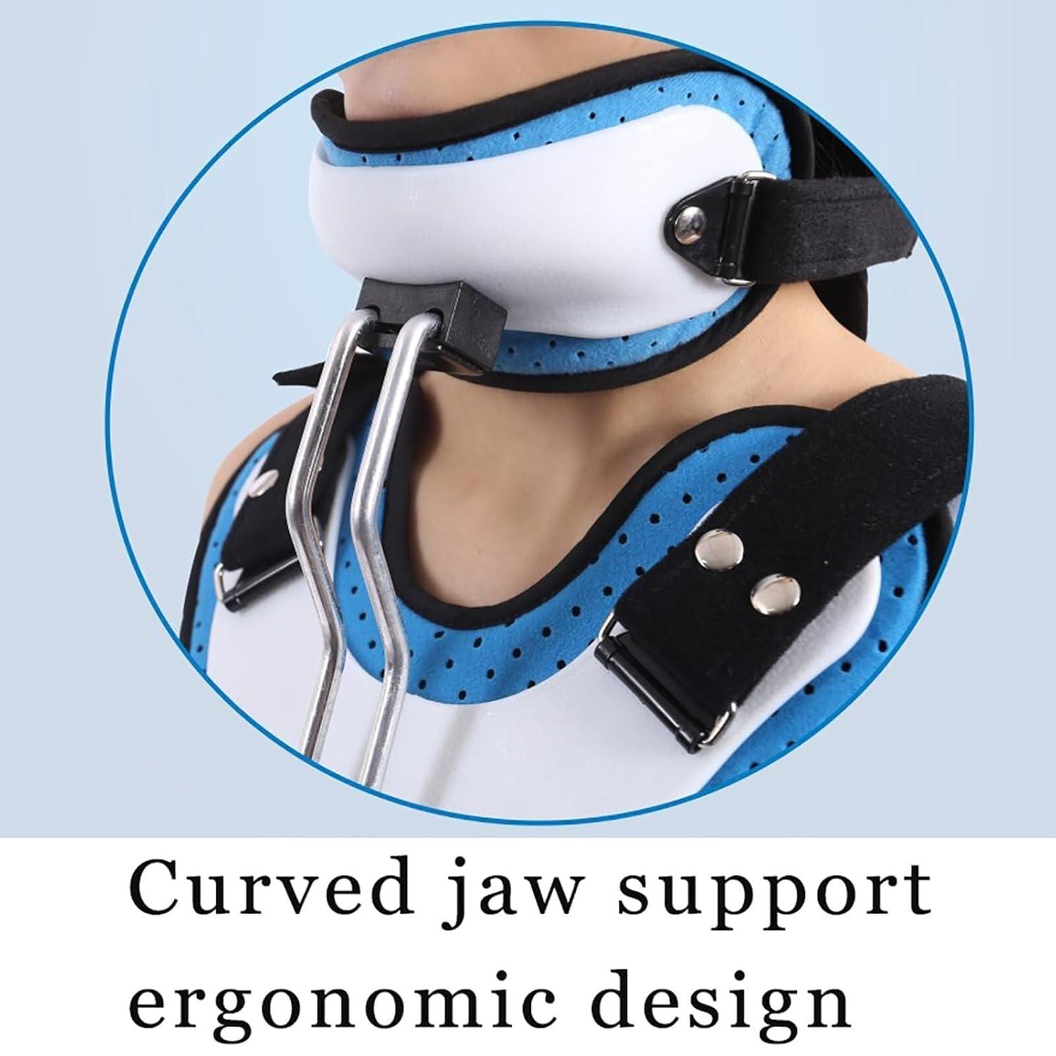 Cervical Thoracic Orthosis Brace With Curved Chin Rest Adjustable ...