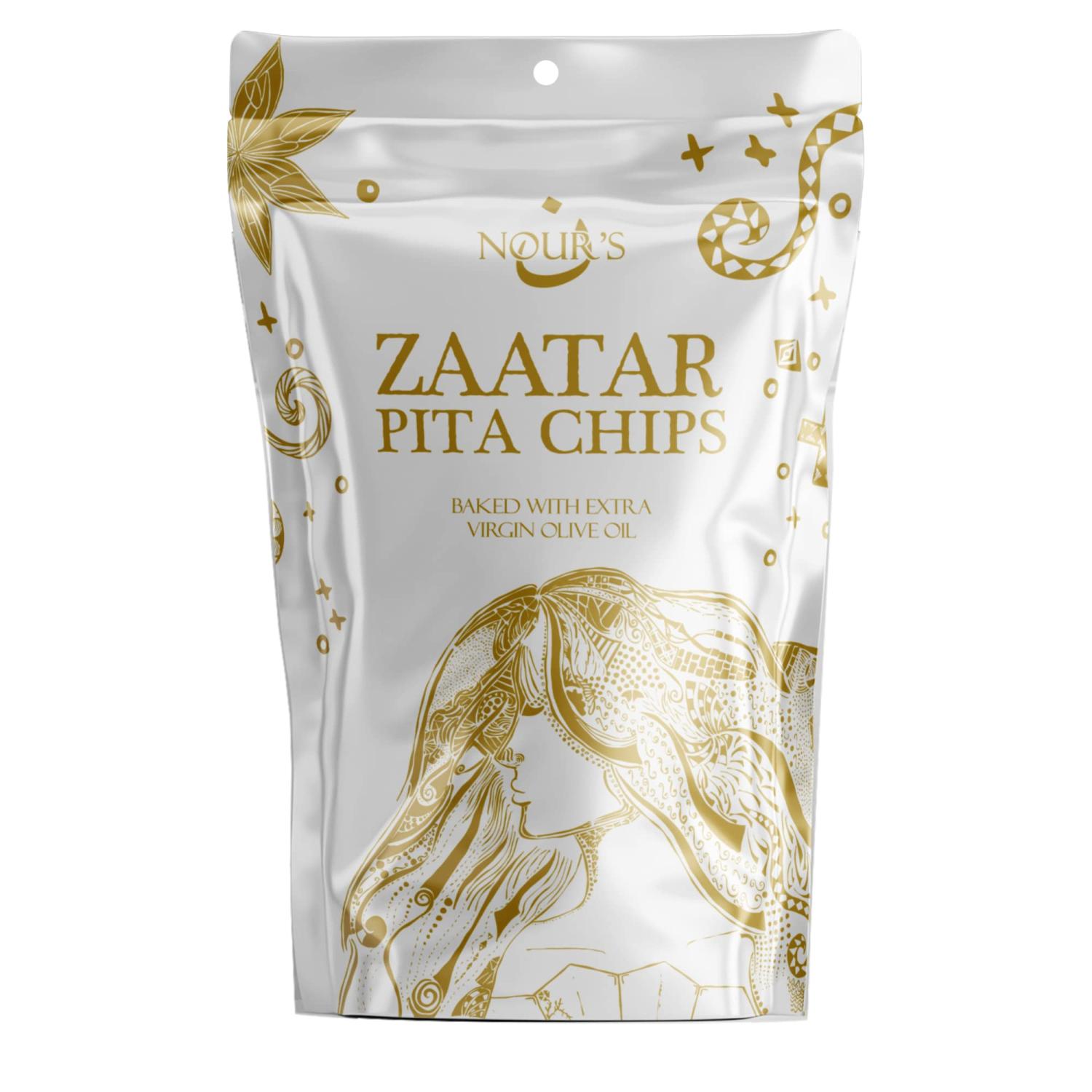 Nour's Zaatar Pita Chips - Baked with Extra Virgin Olive Oil | Crunchy ...