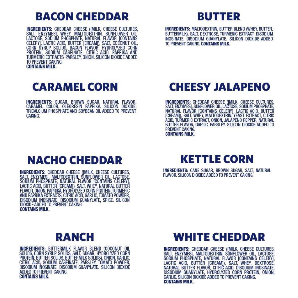 Kernel Season's Popcorn Seasoning Mini Jars Variety Pack - 0.9 oz (Pack ...