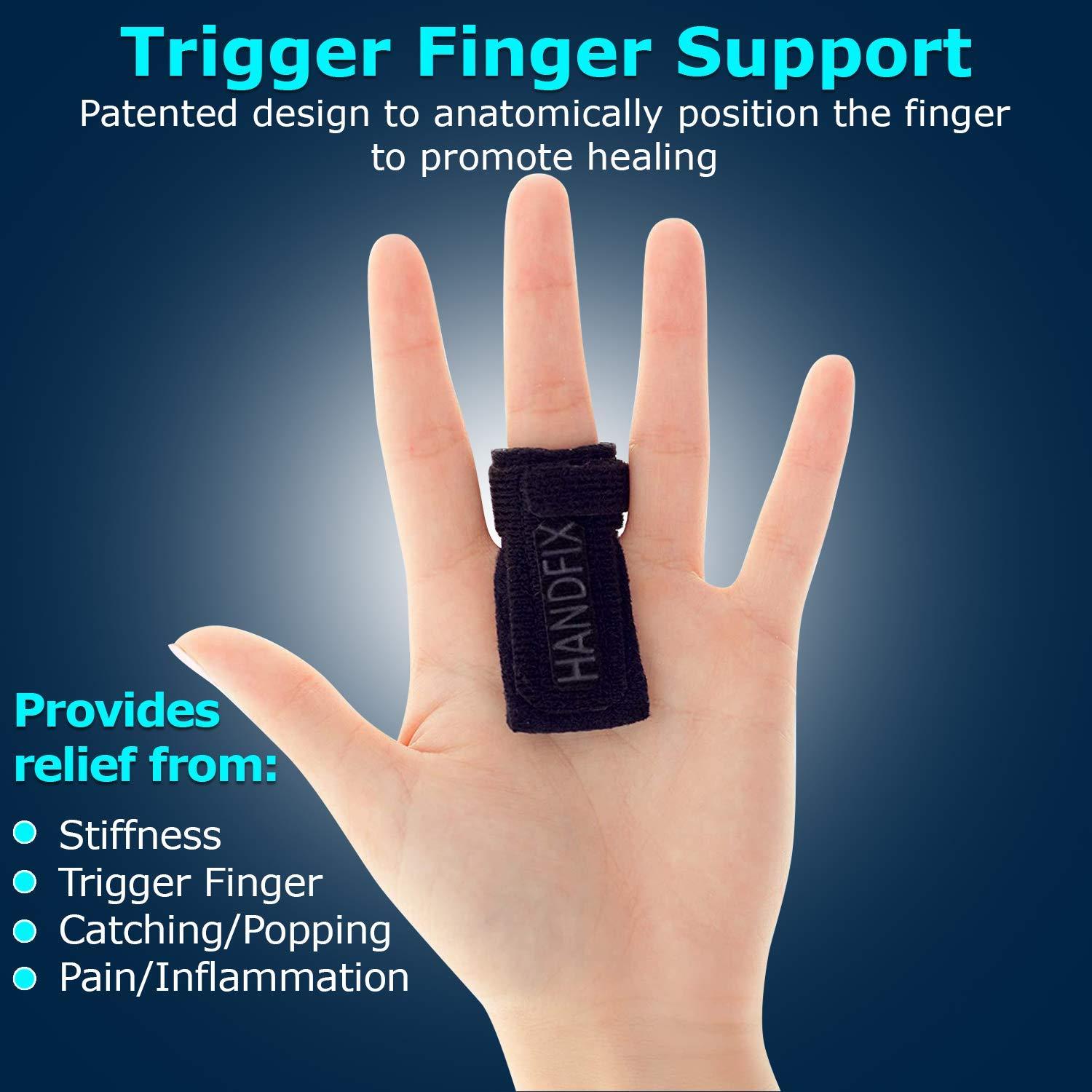 Handfix Trigger Finger Splint - Adjustable Brace for Tendonitis ...