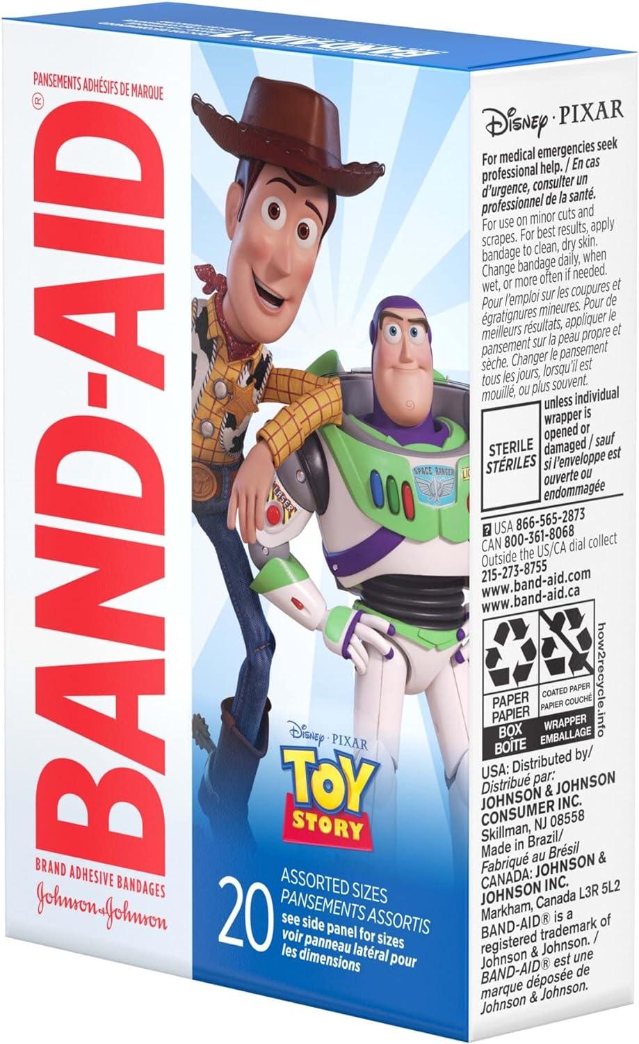 Band-Aid Disney/Pixar Toy Story 4 Adhesive Bandages (Pack of 2 ...