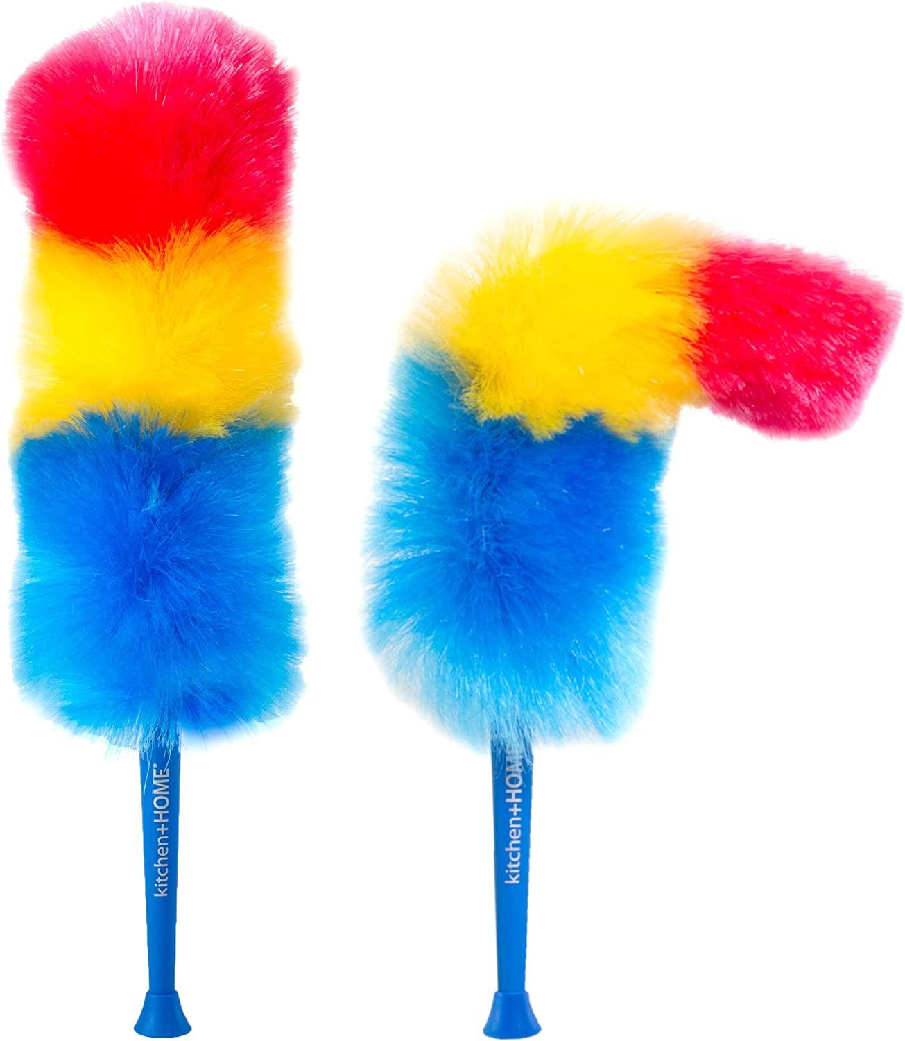 23 inch Rainbow Static Duster - Electrostatic Feather Duster for ...
