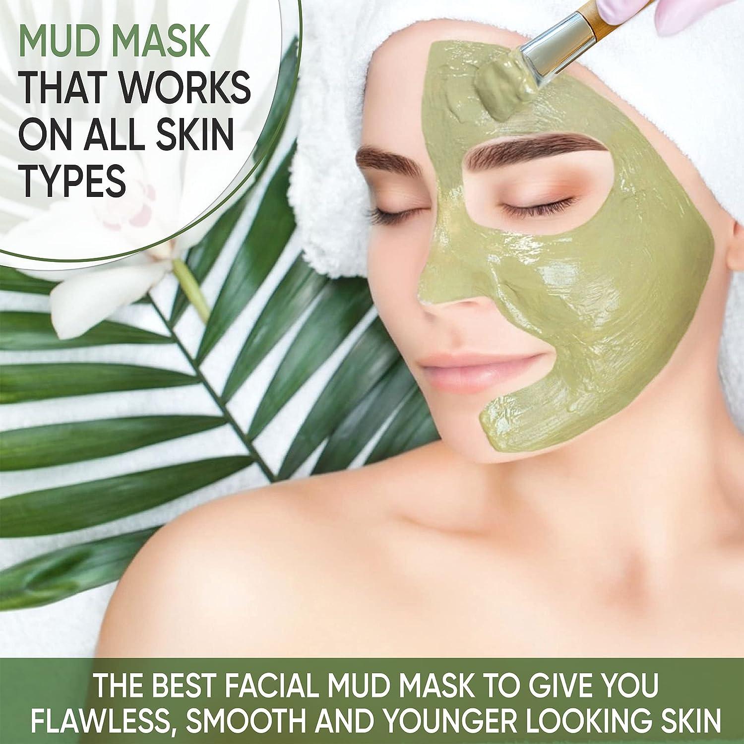 Green Tea Matcha Facial Mud Mask - Removes Blackheads, Reduces Wrinkles ...