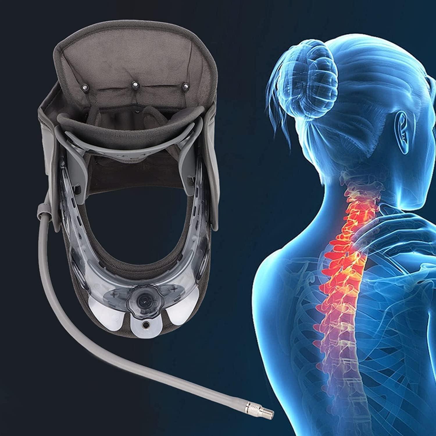 Safwel Inflatable Cervical Spine Traction Device - Adjustable Neck ...