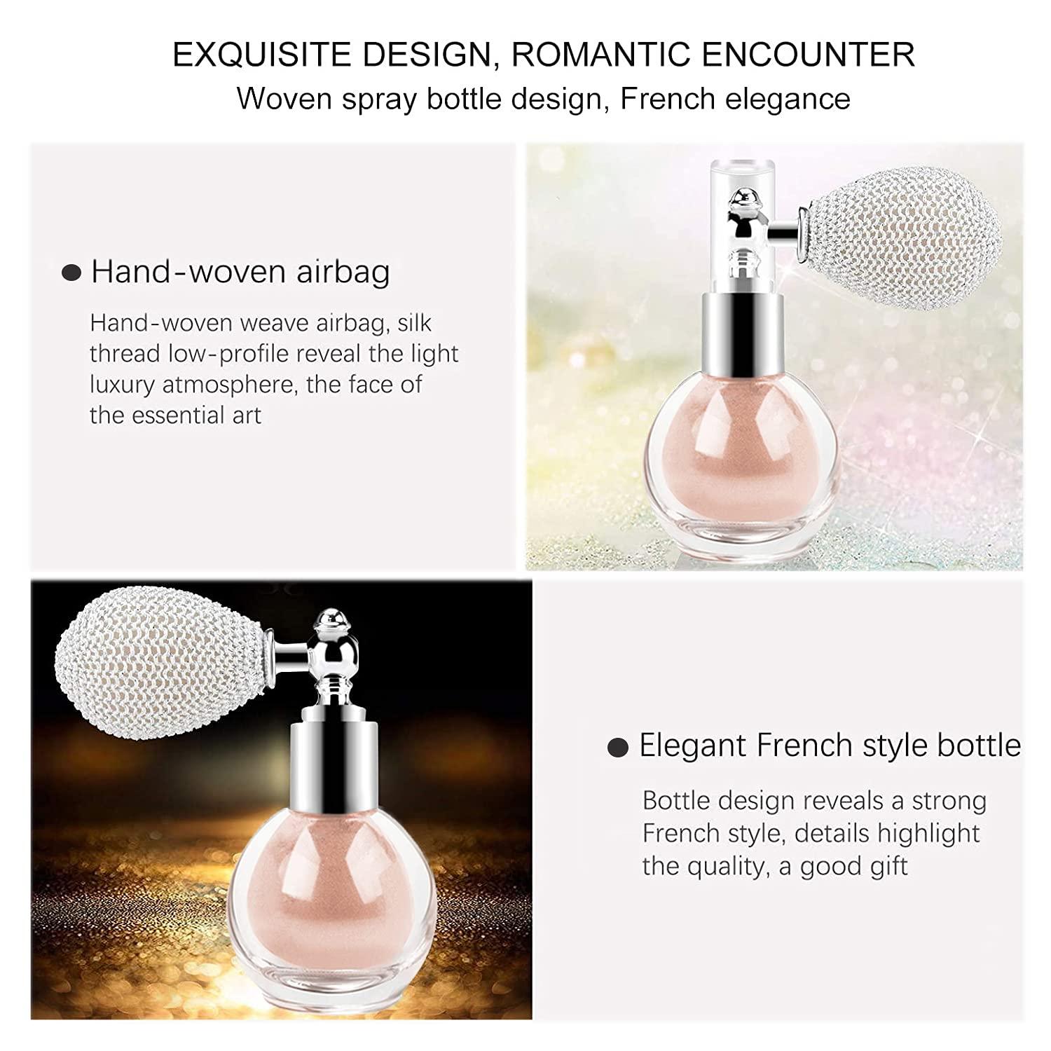 Shimmering Sparkle Spray Powder for Face, Body, Hair & Nails - Nude ...