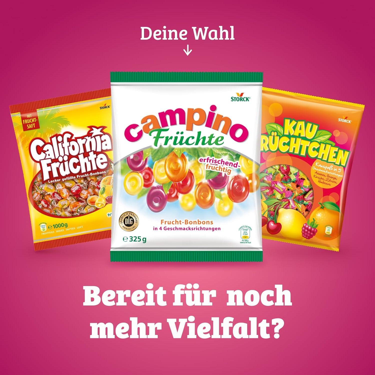 Buy Campino Fruits 325g Delicious Fruit Candies | Four Varieties ...