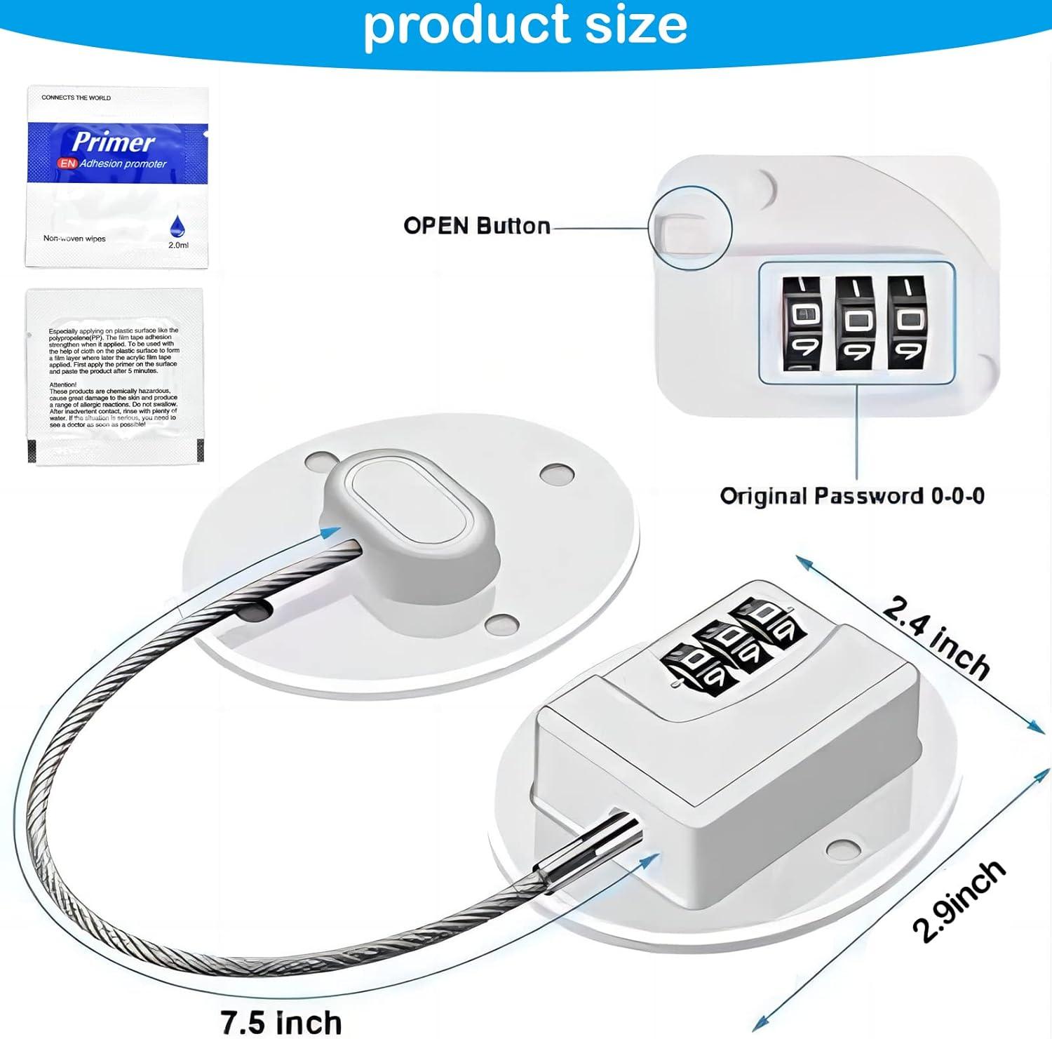 Skyzone Code Lock for Refrigerators & Windows - Child Safety Lock UPVC ...