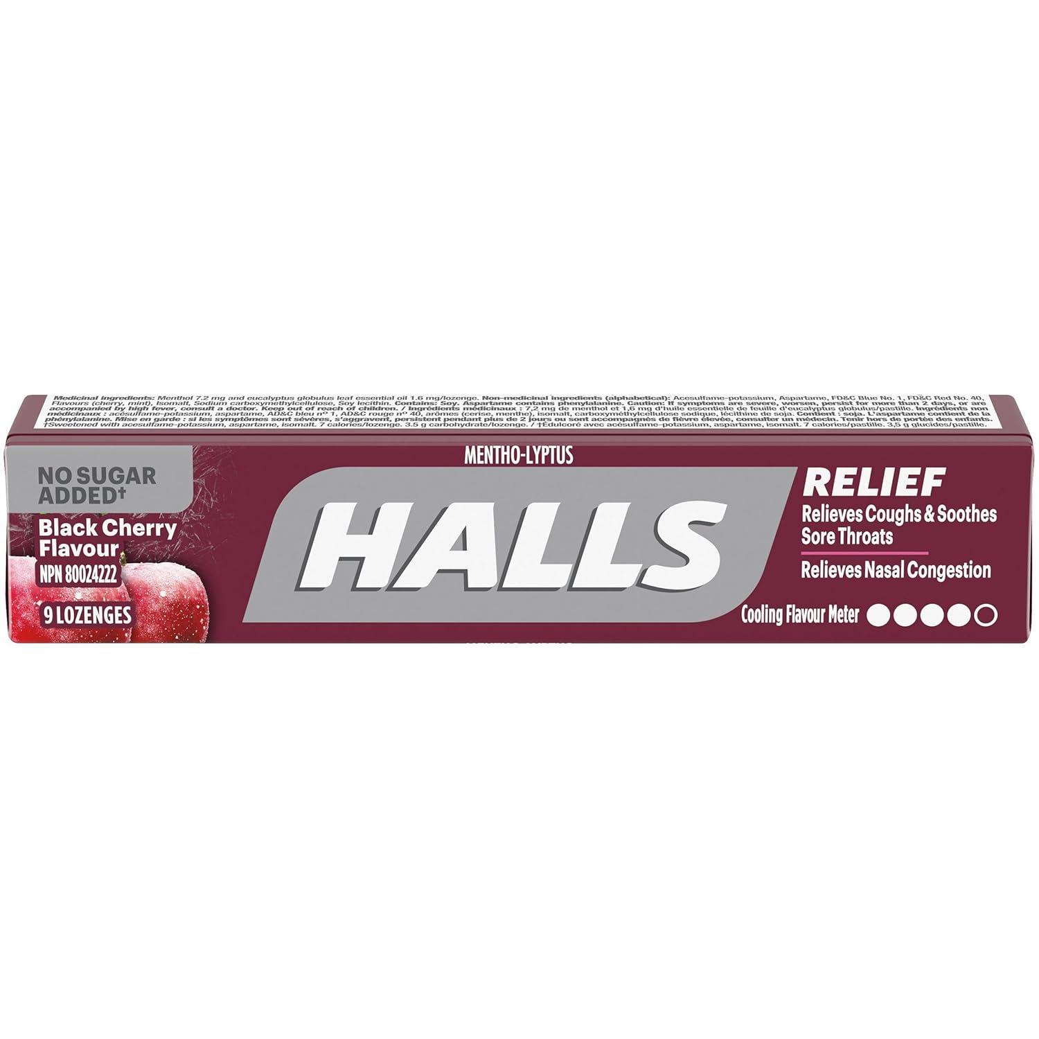 Triple Soothing Action Cough Drops - Black Cherry Flavor 9 Pieces ...