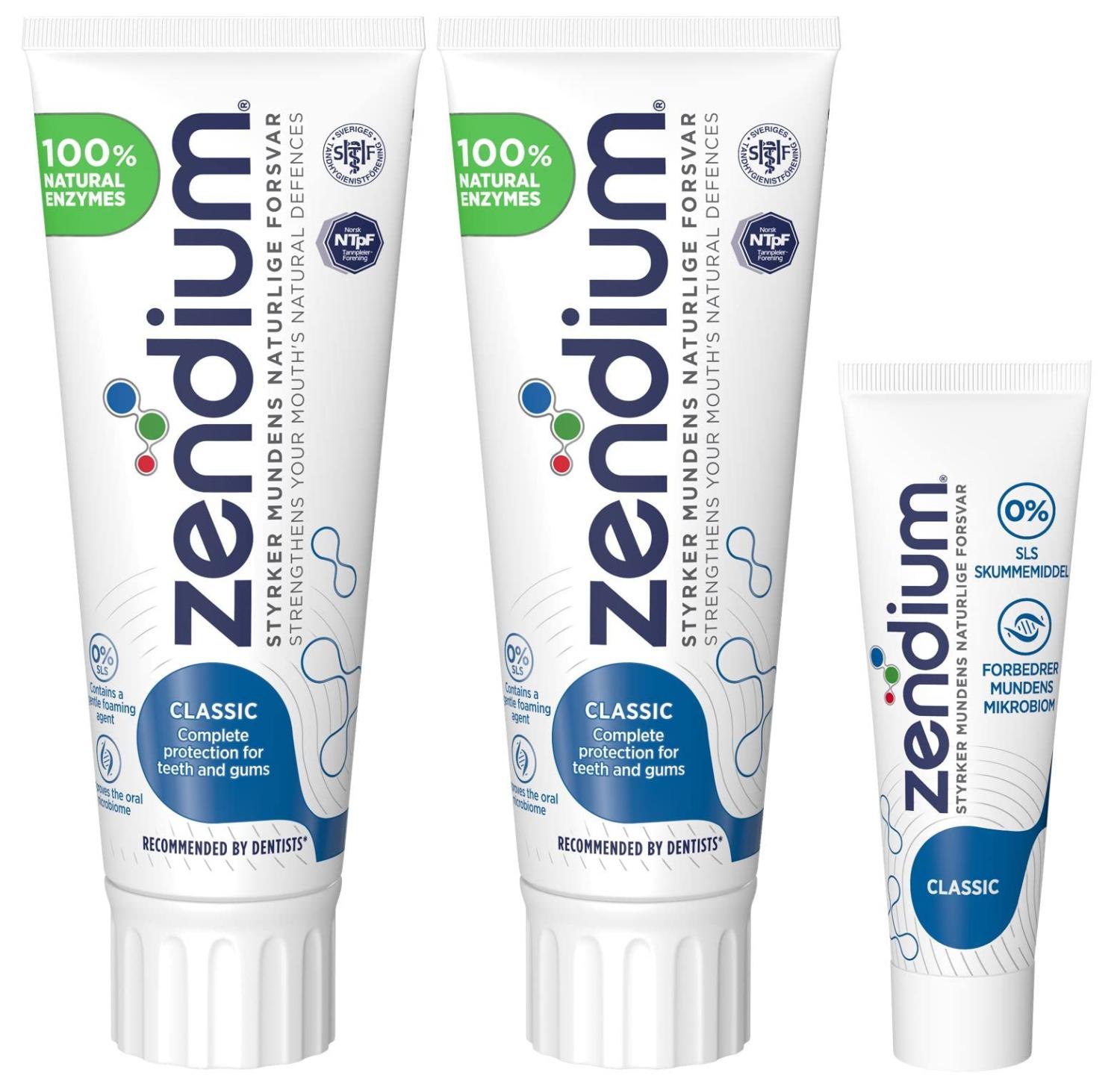 Zendium Toothpaste for Strong Teeth & Healthier Gums | Classic Strength ...