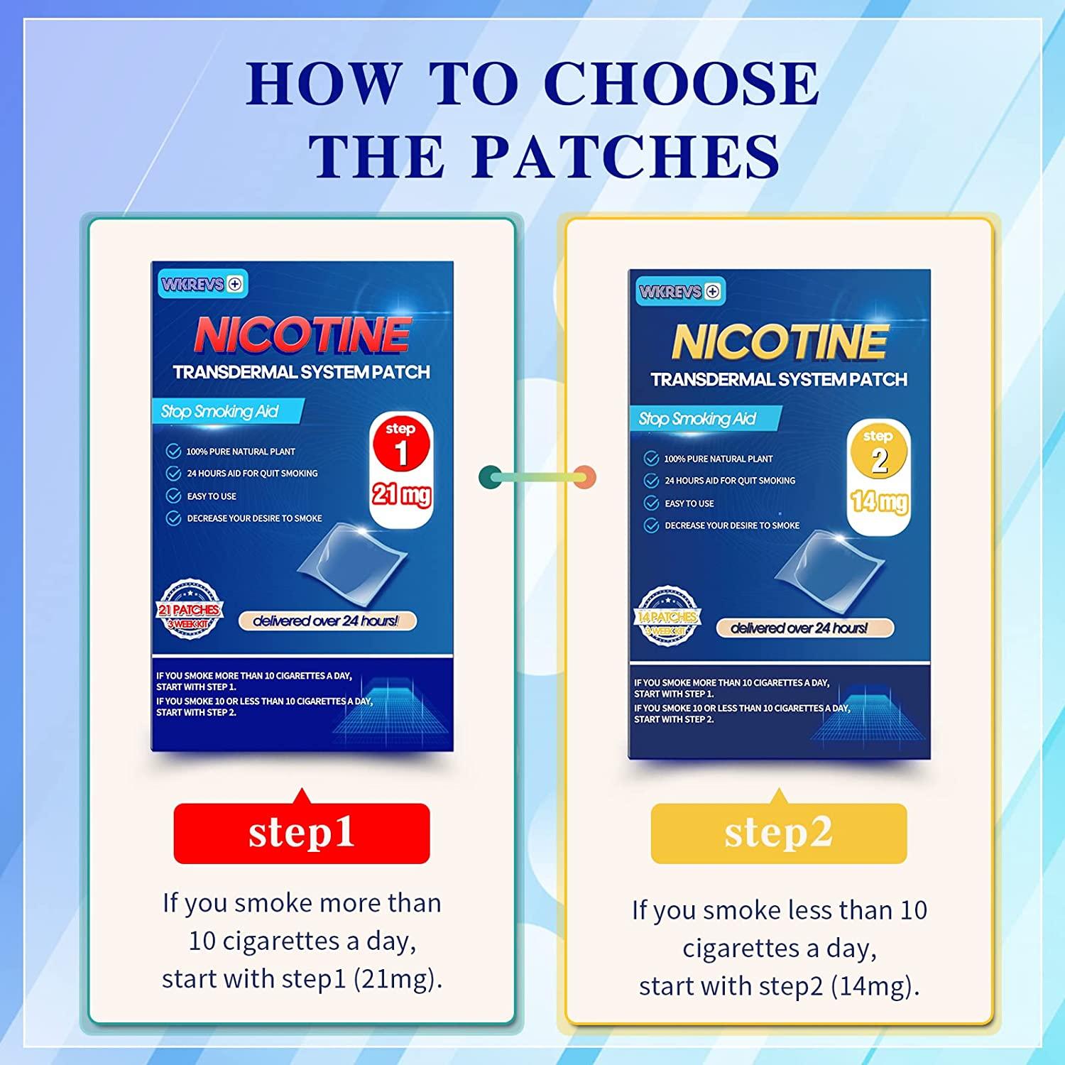 7mg Step 3 Nicotine Patch for Quitting Smoking | 24-Hour Nicotine ...