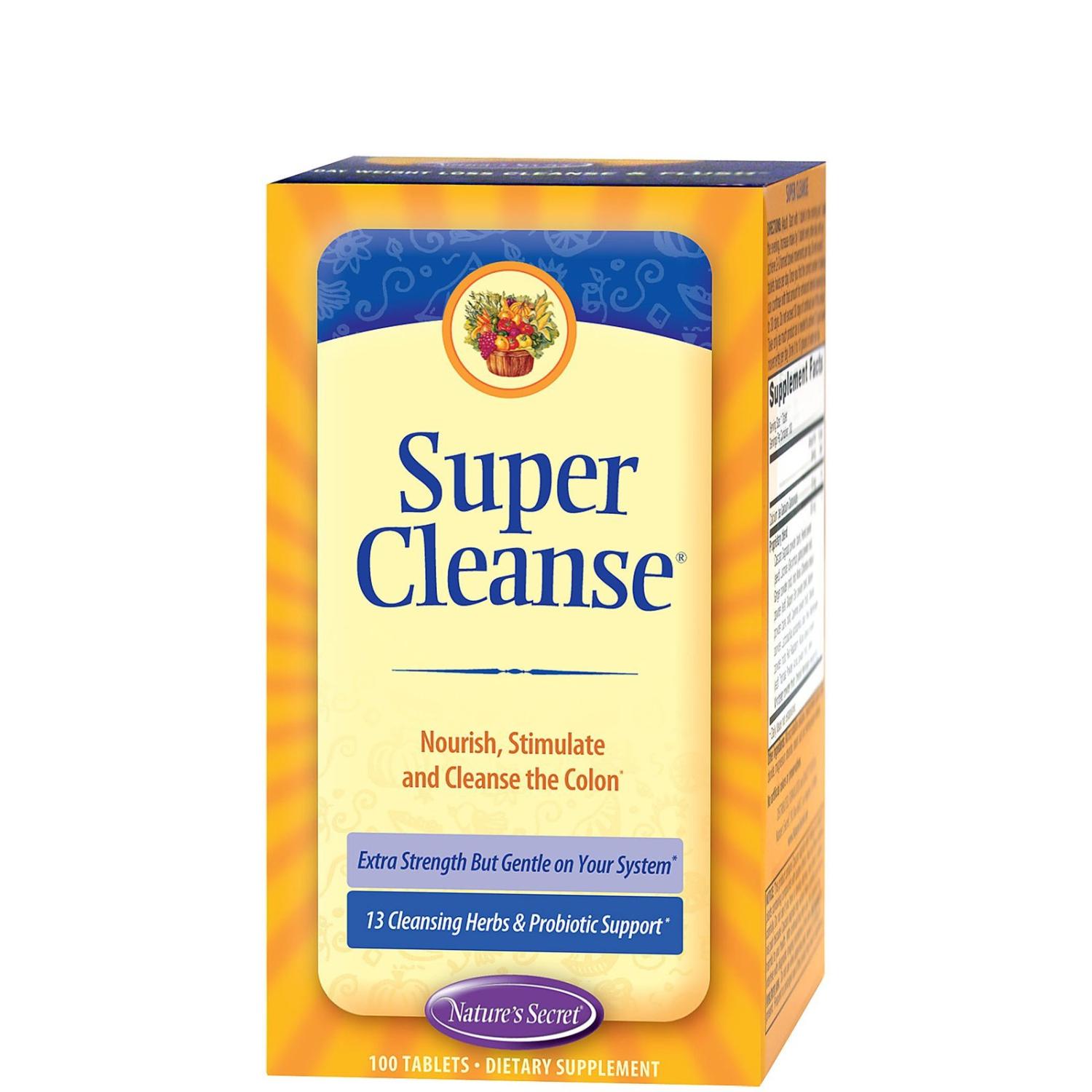 Nature's Secret Super Cleanse 100 Tablet - Ultimate Detox Formula | Buy ...