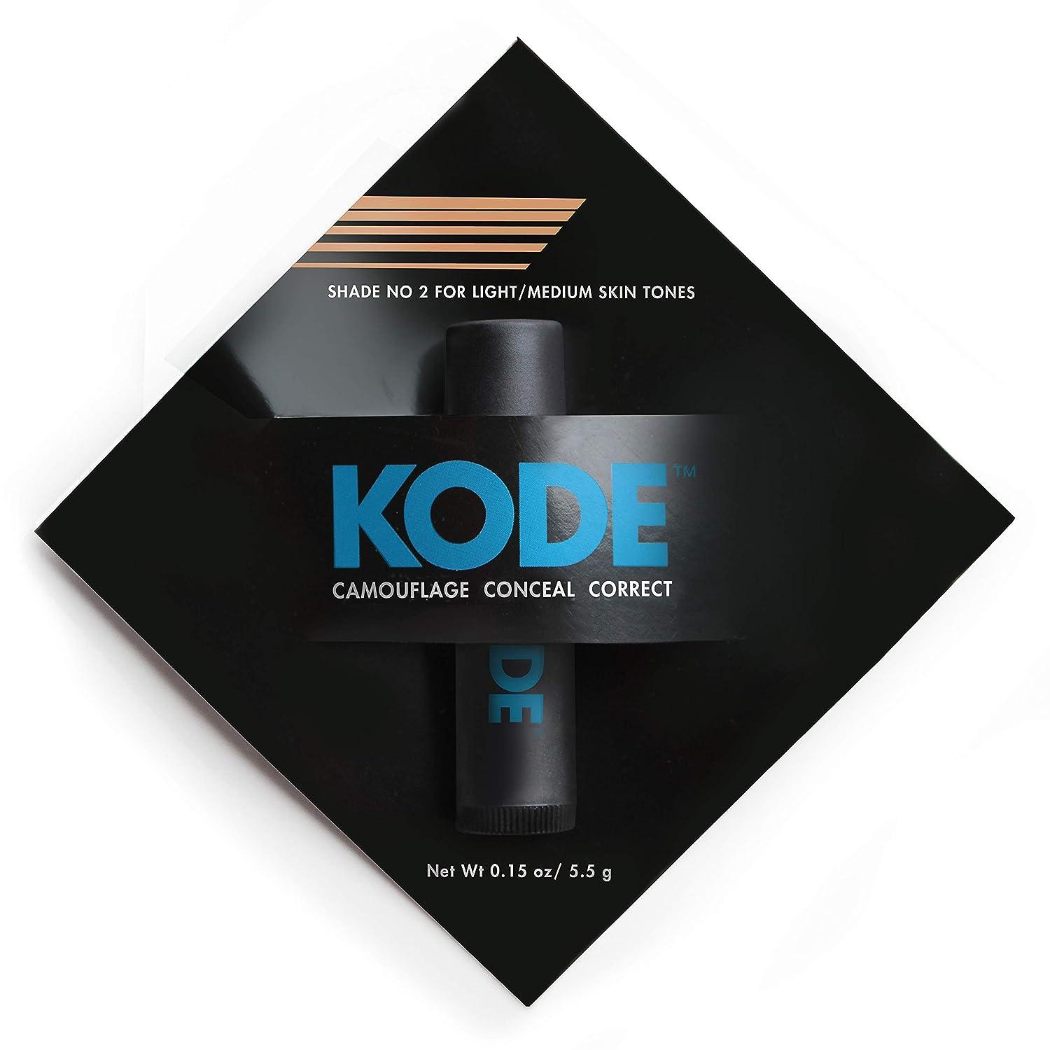 KODE Mens Concealer Shade 2 - Dark Circle Under Eye Cream Corrector for ...