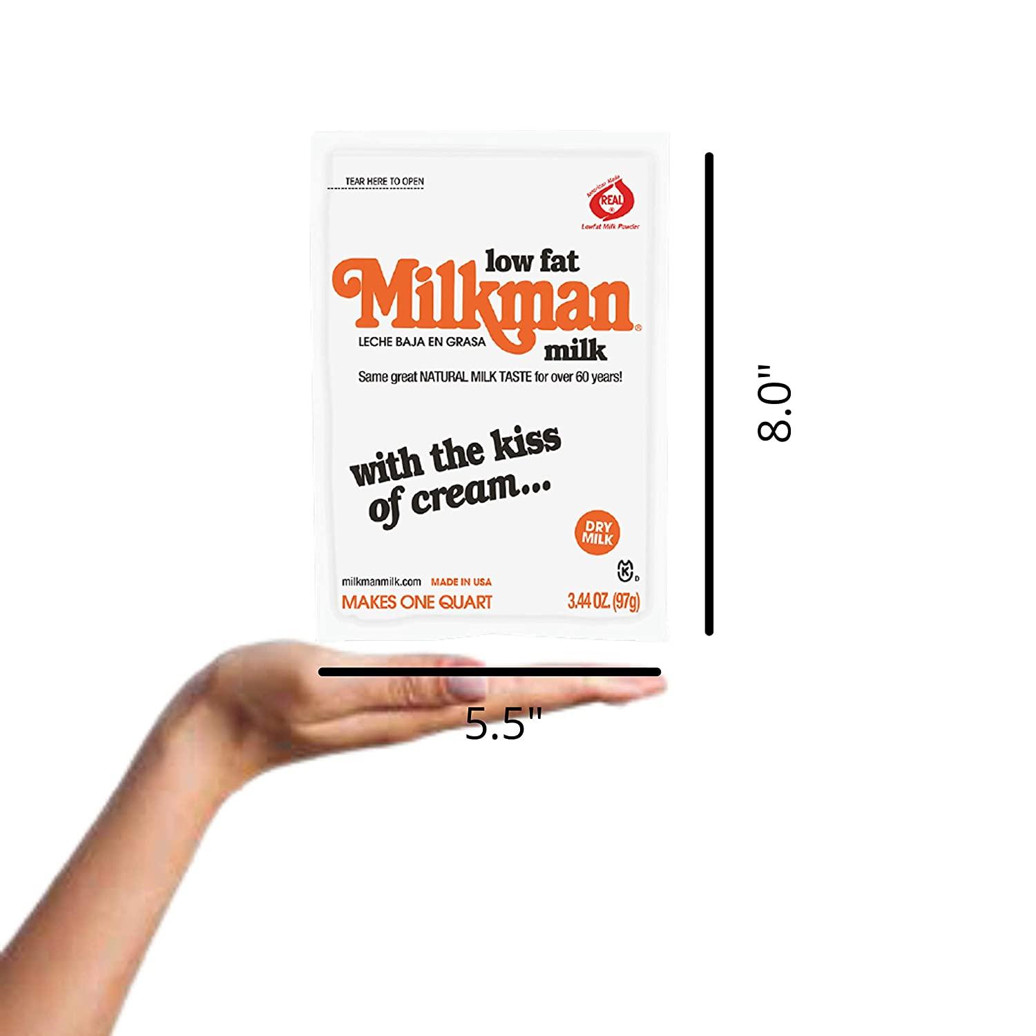 Milkman Low-Fat Instant Dry Milk Powder - 10 Packets | Quality Dairy ...