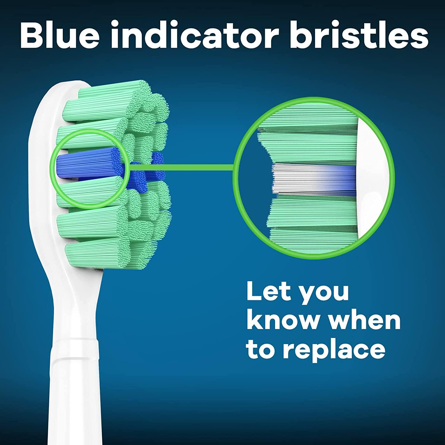 10 Pack Sonicare Toothbrush Replacement Heads | Compatible with Philips ...