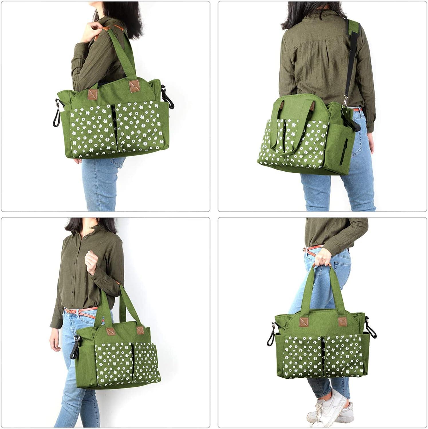 Homlynn Baby Nappy Changing Tote Bag Satchel - Classic Grey | 12 ...