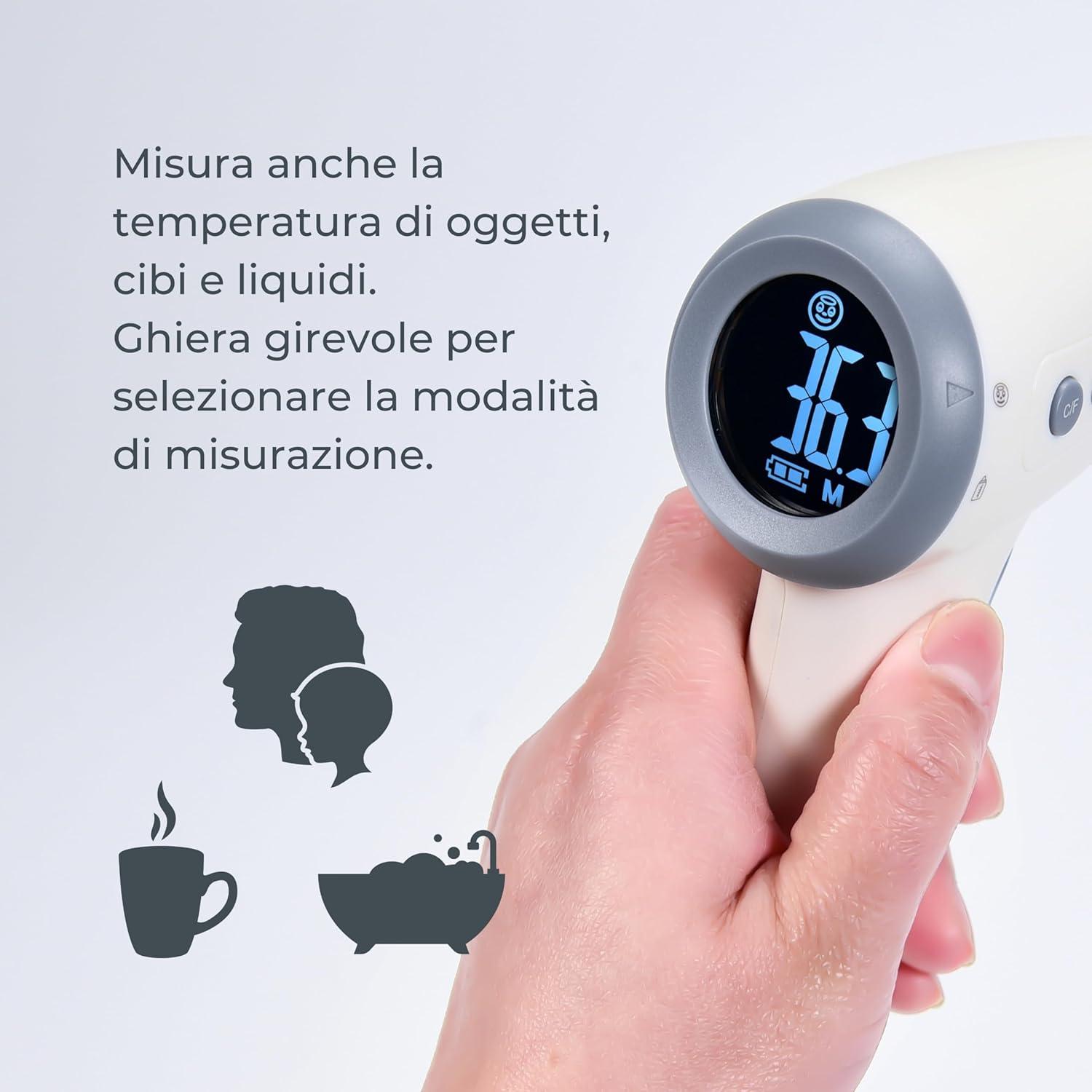 Nuvita 2093 Professional Infrared Feet Thermometer | Digital Fever ...