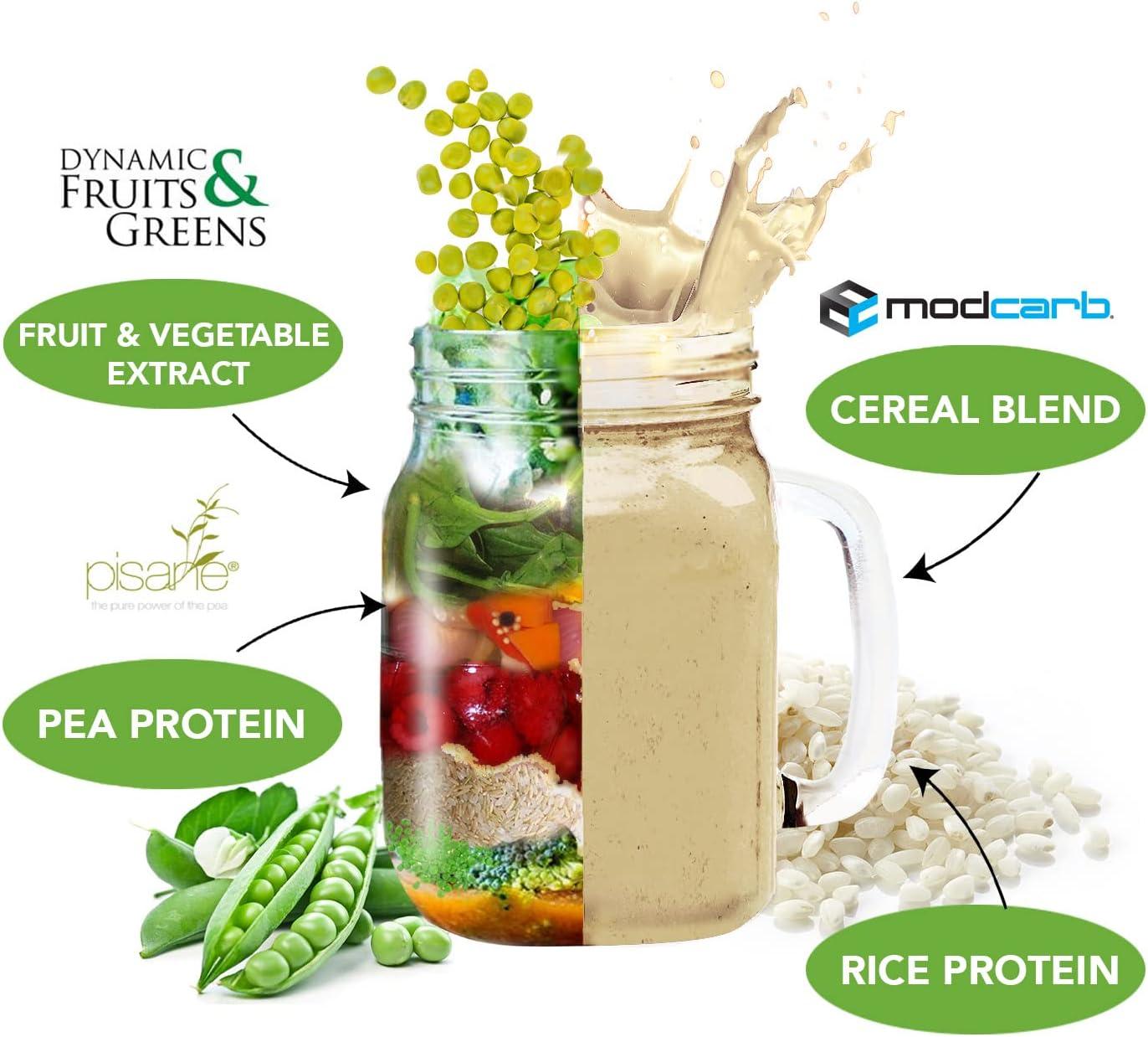 Weider Vegan Protein Powder (540g) - Plant-Based 23g Protein/Serving ...