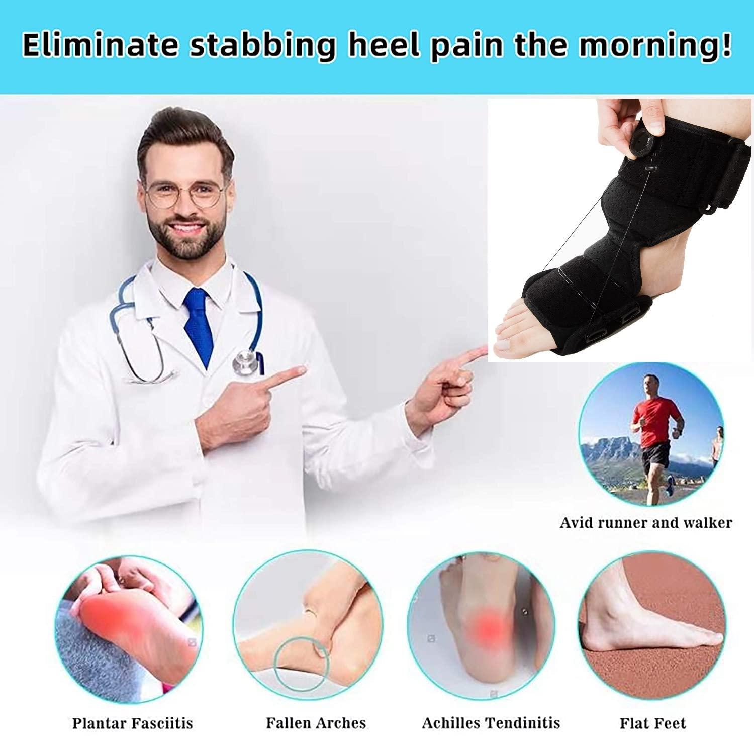 Rotary Knob Plantar Fasciitis Night Splint for Men and Women | Foot ...