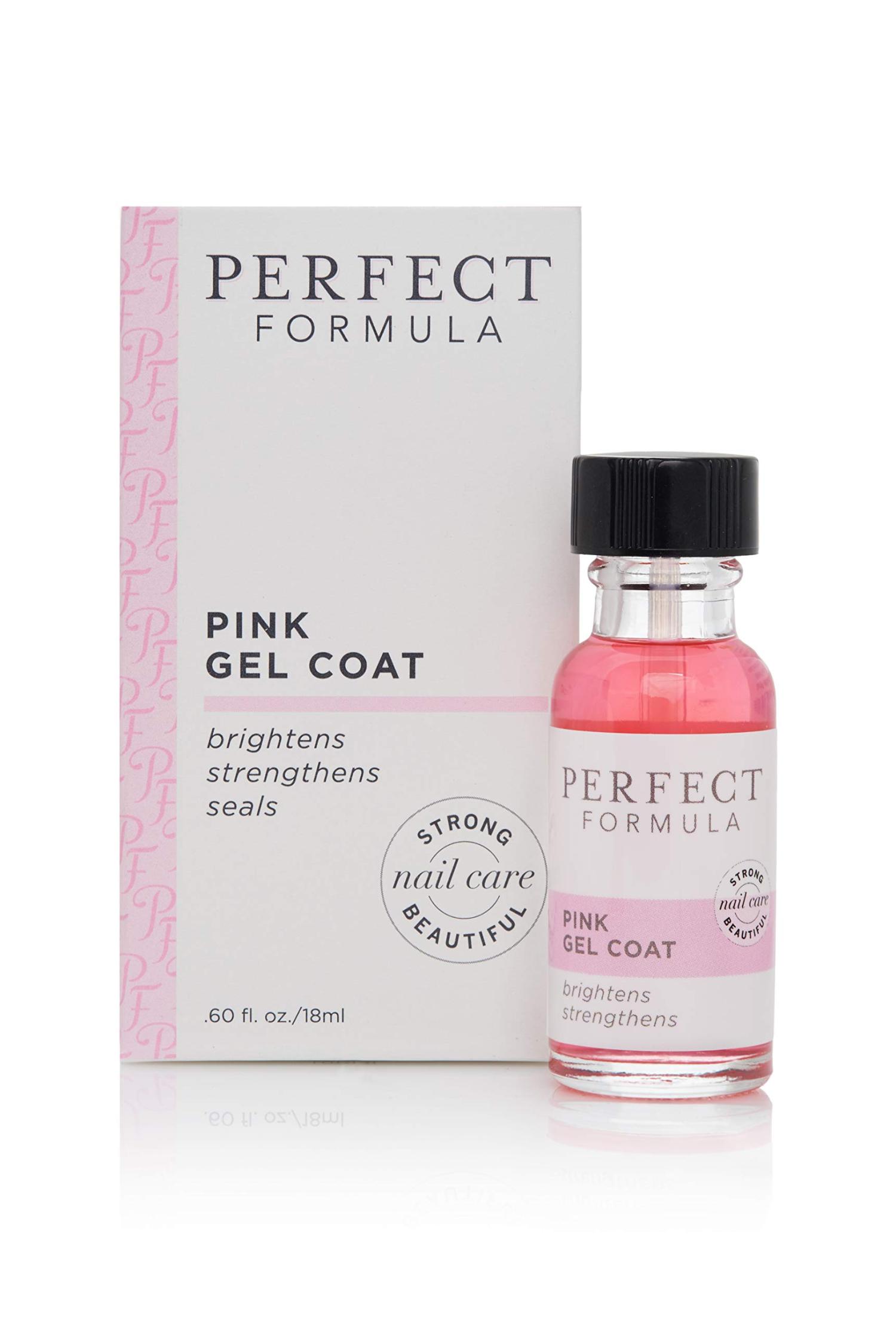 Perfect Formula Pink Gel Coat - Keratin & Protein-Rich Nail Growth ...