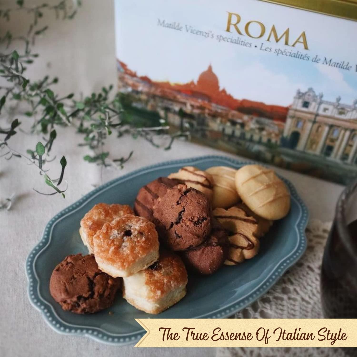 Matilde Vicenzi Roma Italy Shortbread Cookie Gift Tin - Imported ...
