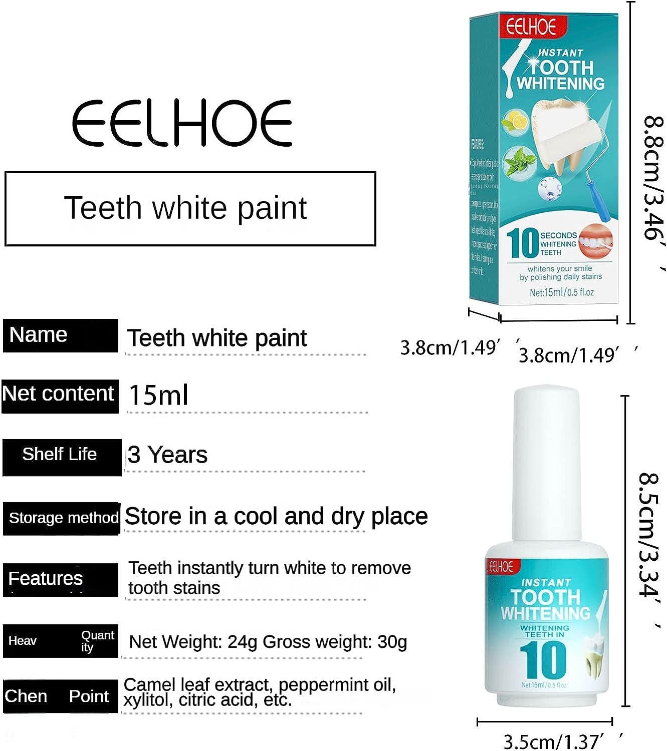 Uptight White Teeth Whitening Paint - Instant Tooth Polish for Easy ...