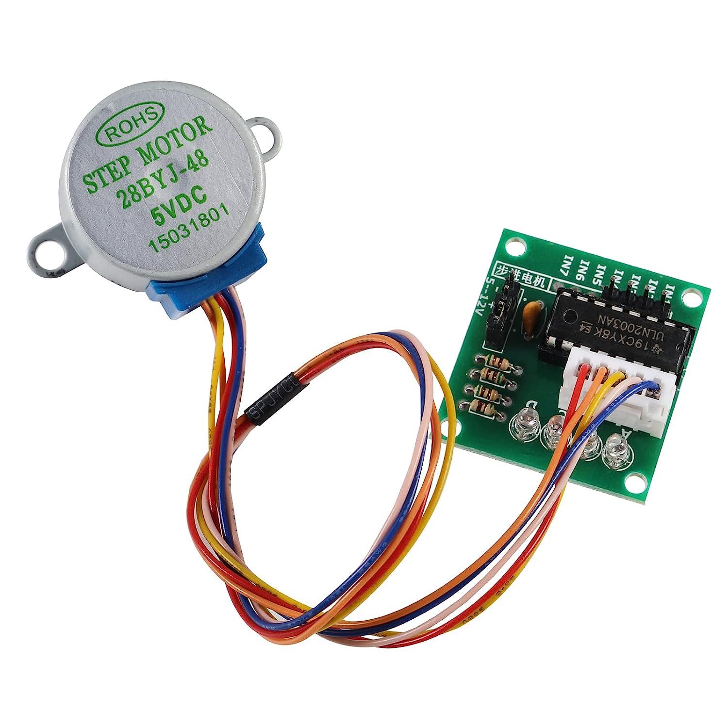 DIANN 8 Sets 28BYJ-48 ULN2003 5V Stepper Motor + ULN2003 Driver Board+40 Pin Cable M/F | Buy Now ...