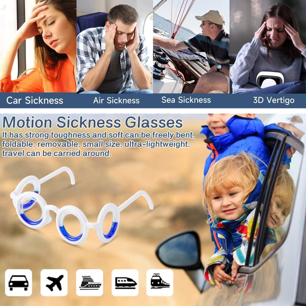 QYLPZ Motion Sickness Glasses - Nausea Relief for Car, Air, and Sea ... QYLPZ Motion Sickness Glasses - Nausea Relief for Car, Air, and Sea ...