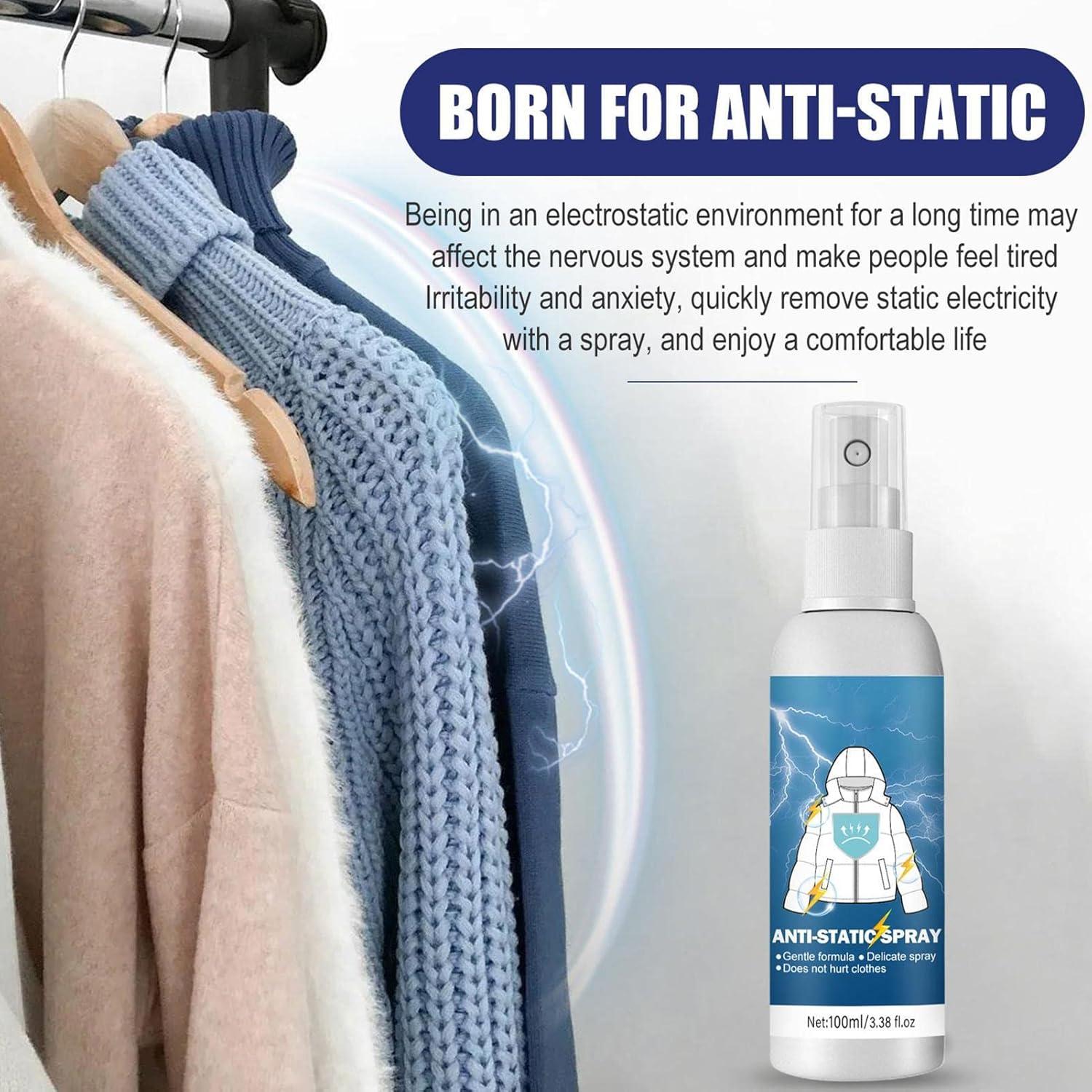 Anti Static Spray Static Remover for Clothes Portable 100ml Anti-Static ...