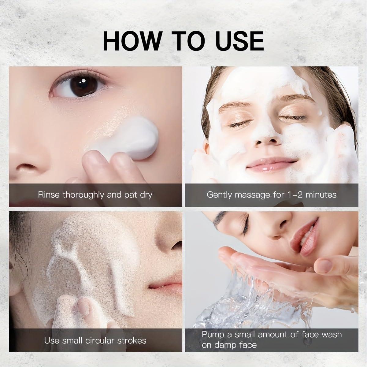 Lightweight Foamy Facial Cleanser | Gentle Soap-Free Face Wash for ...