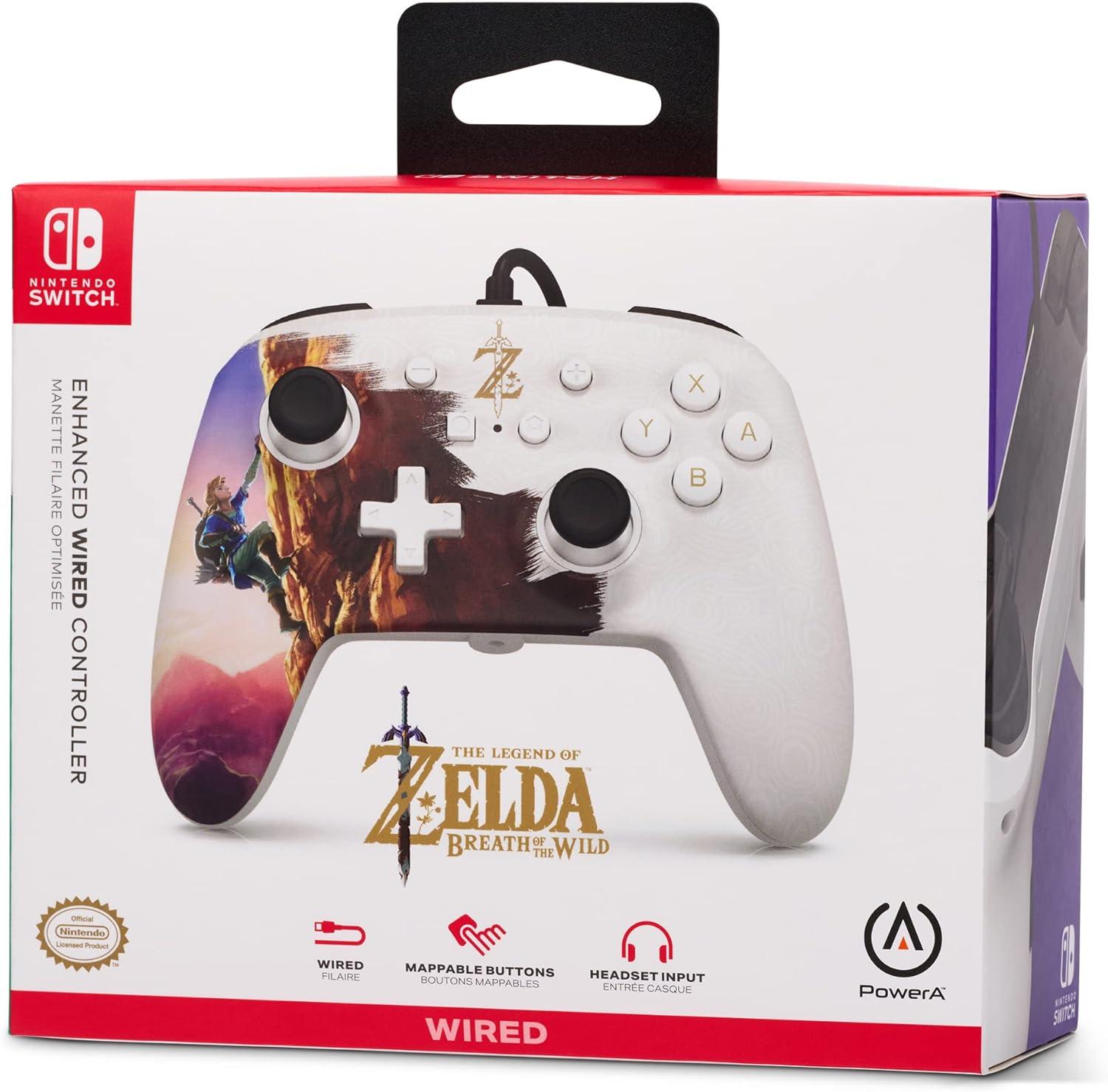 PowerA Enhanced Wired Controller for Nintendo Switch - Hero's Ascent ...