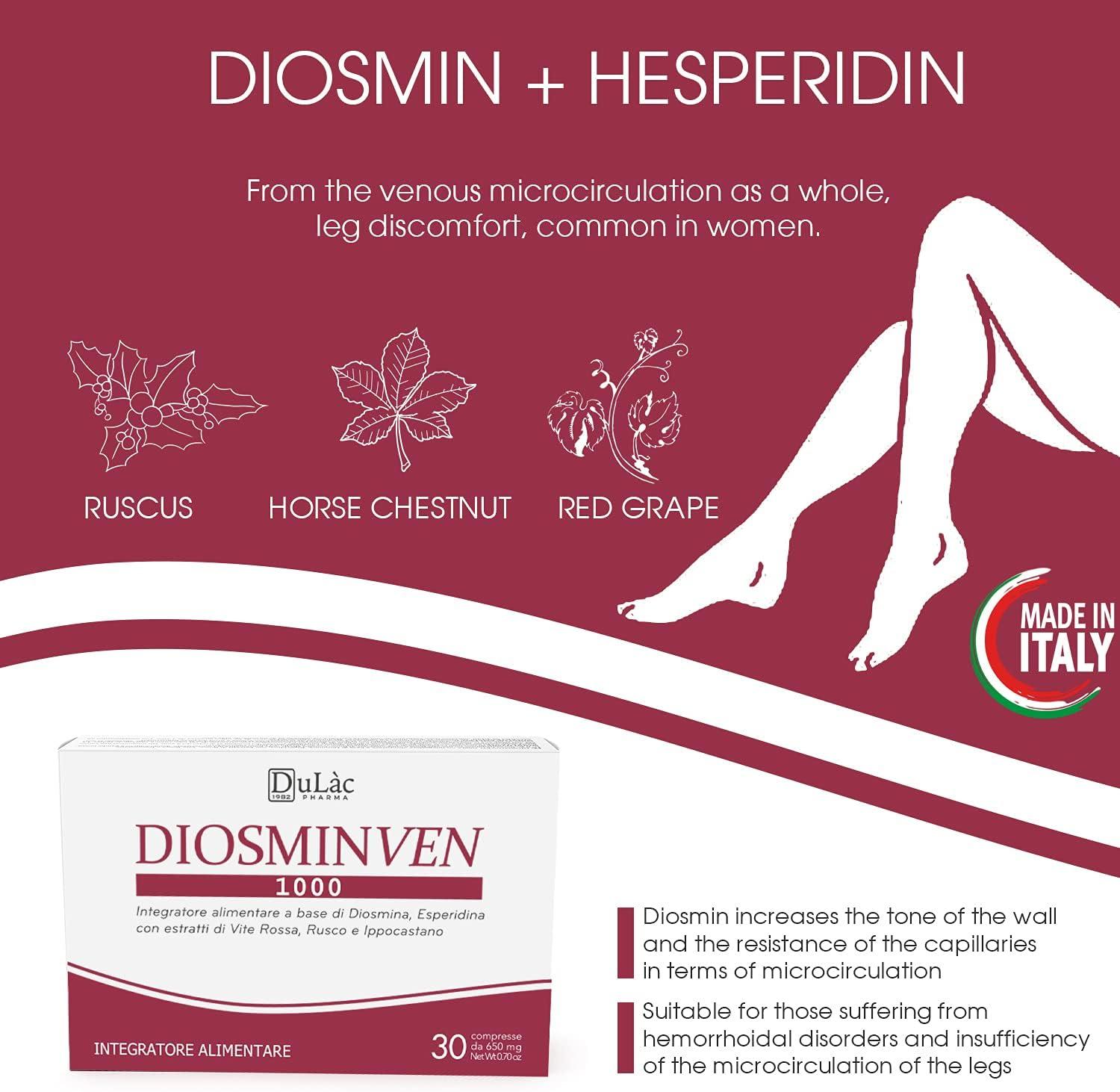 Dulc 30 Blood Circulation Tablets with Diosmin Hesperidin ...