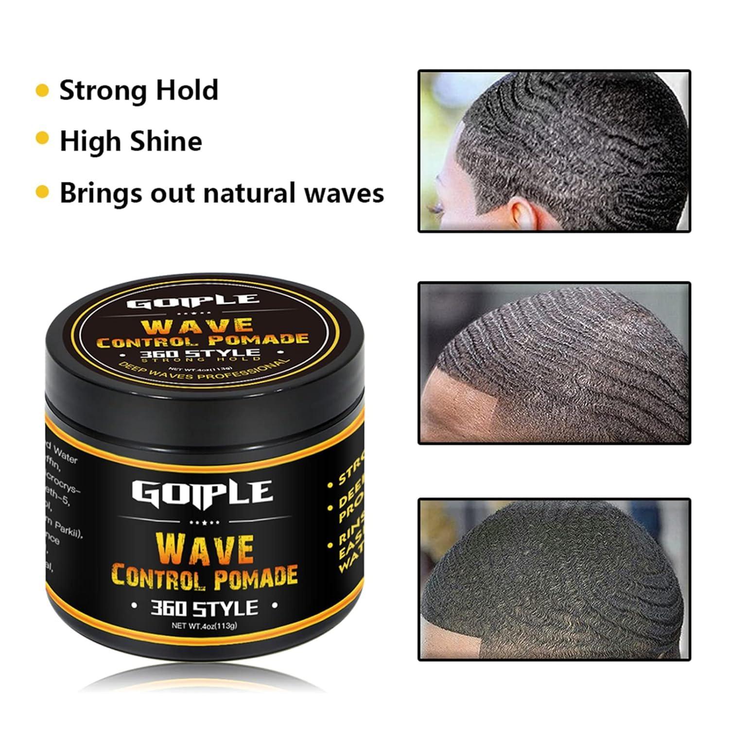 Wave Butter 360 Wave Grease for Men - All-Natural Moisture & Shine ...