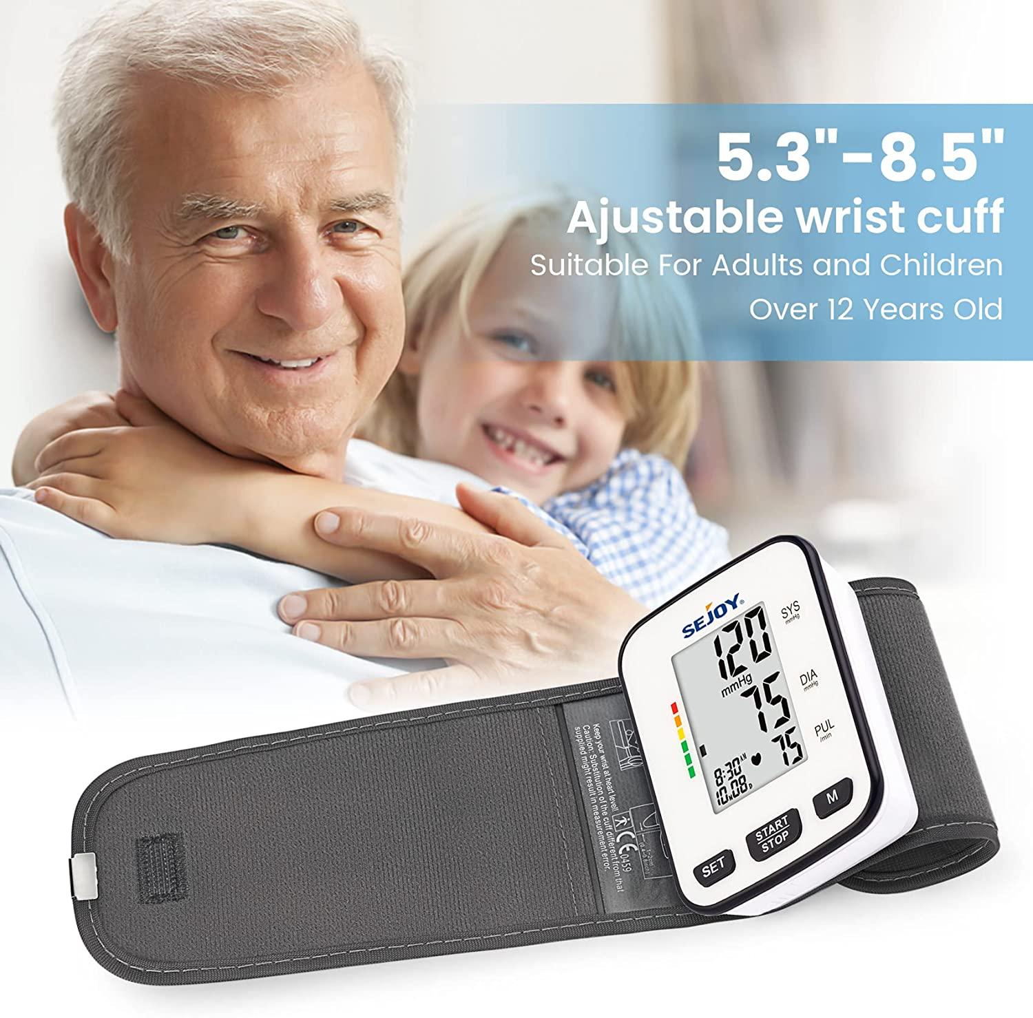Digital Wrist Blood Pressure Monitor - Accurate Automatic BP Meter for ...