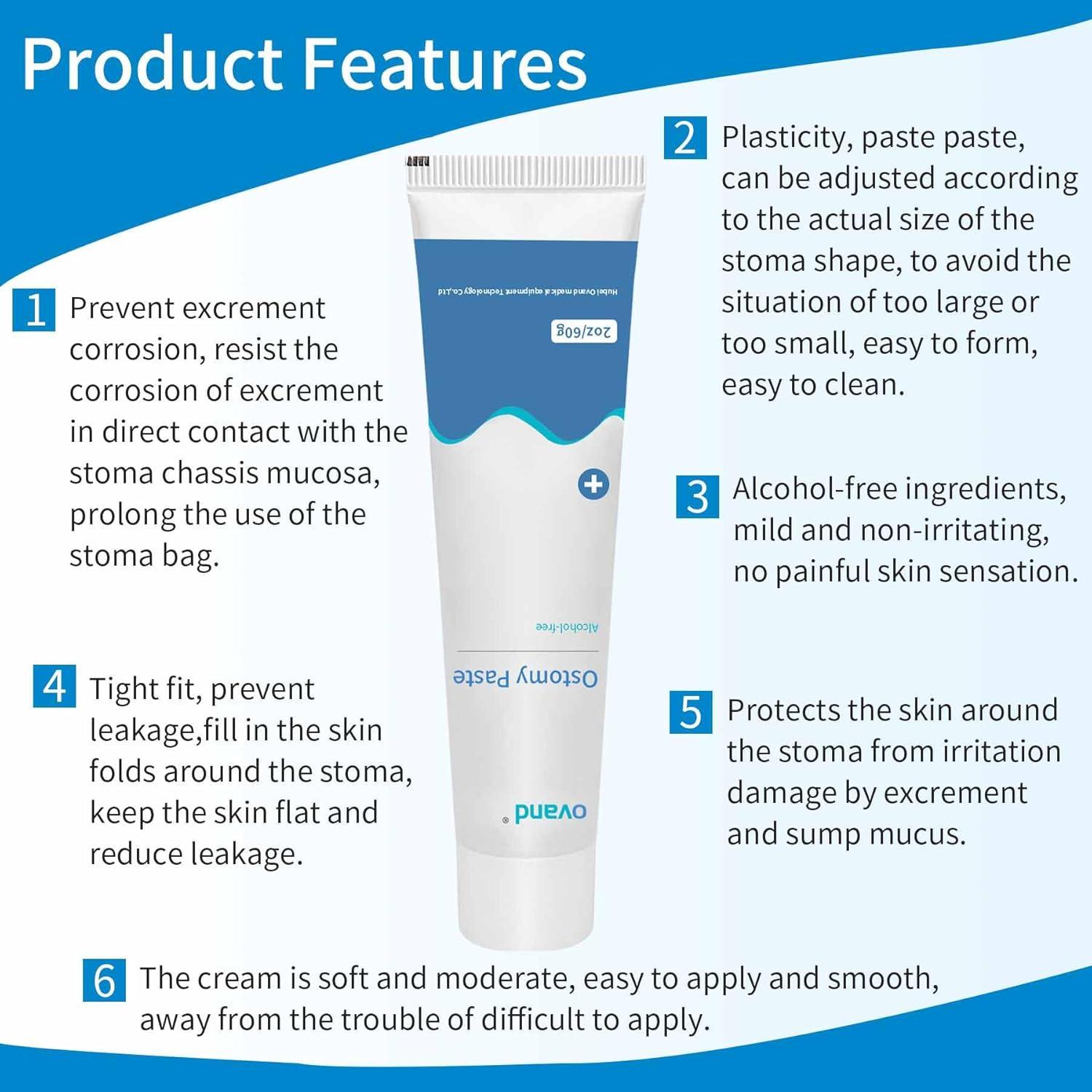 Stoma Skin Barrier Ostomy Paste - Protective Adhesive Skin Protectant ...