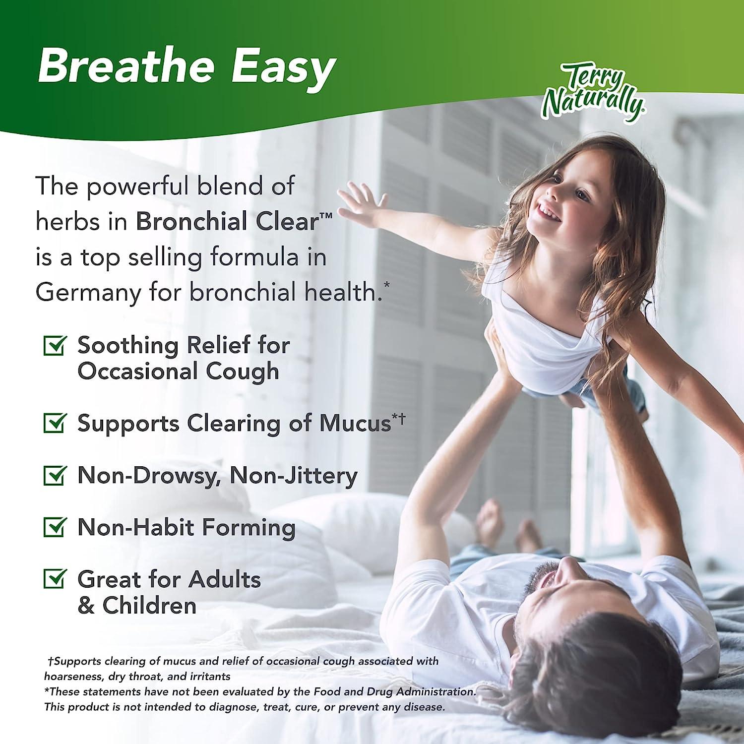 Terry Naturally Bronchial Clear Tablets - Lung & Respiratory Support ...