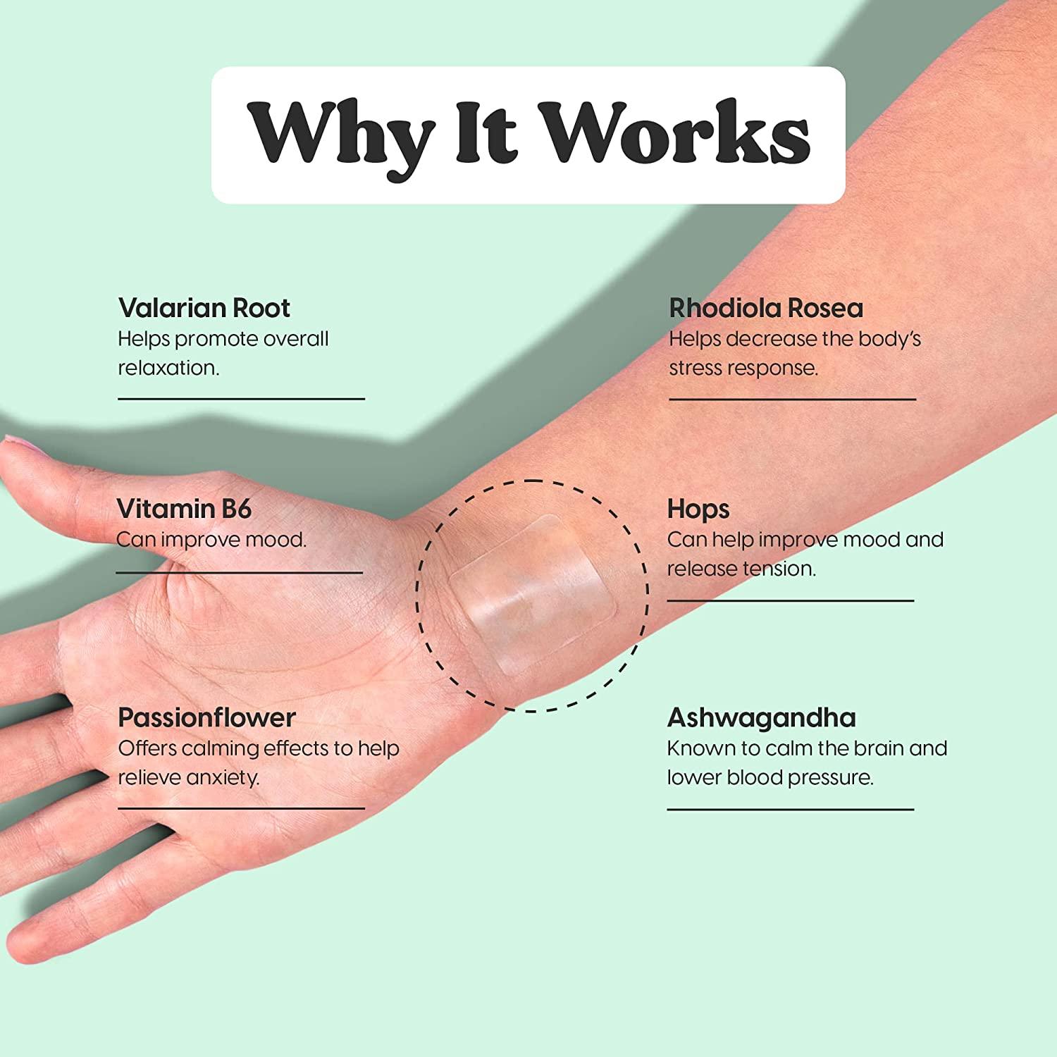 Buy The Patch Brand Calm Patches - Soothing Relief for Stress & Anxiety ...