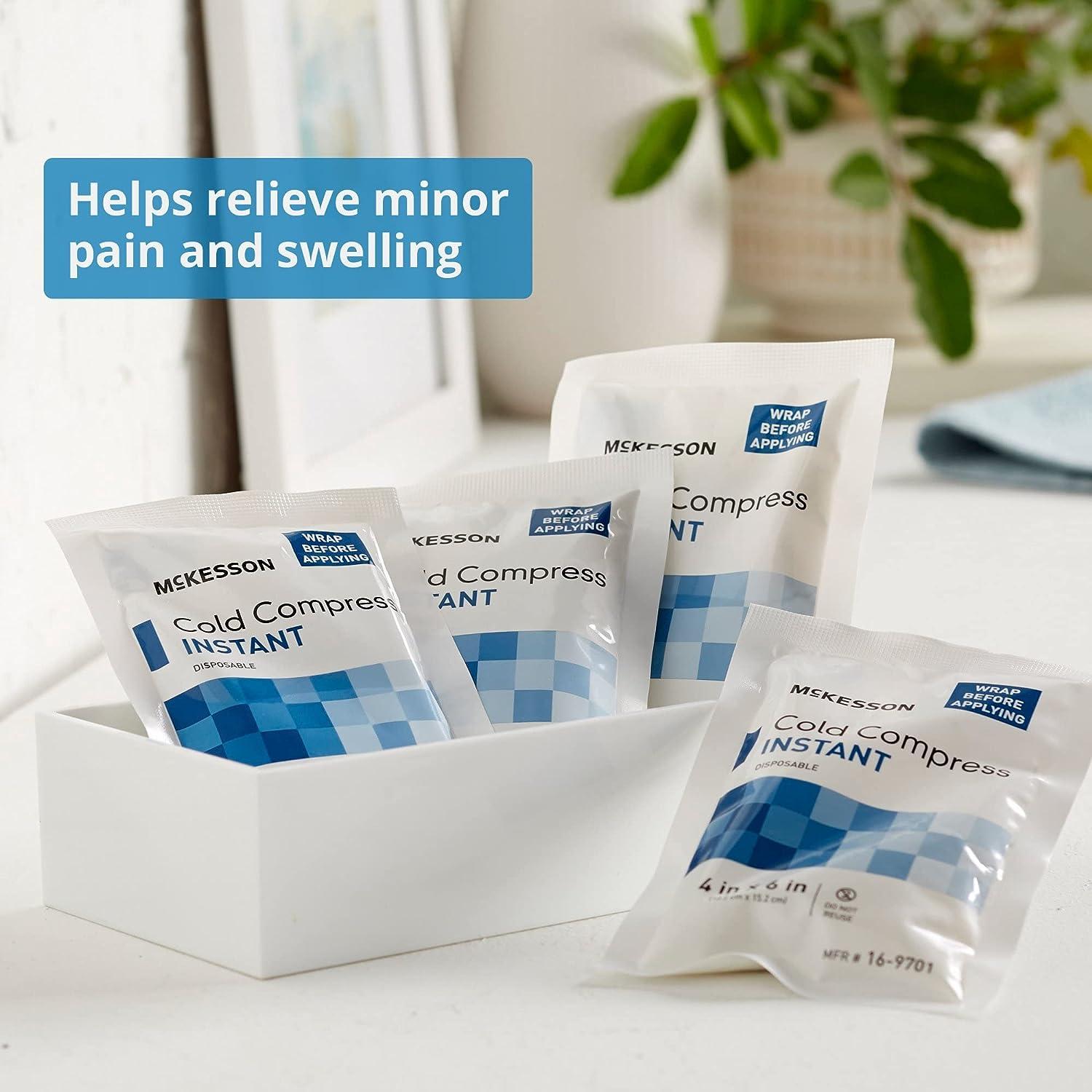 McKesson Cold Compress Instant Cold Pack 4x6 1 Count - Pack of 24 | Buy ...