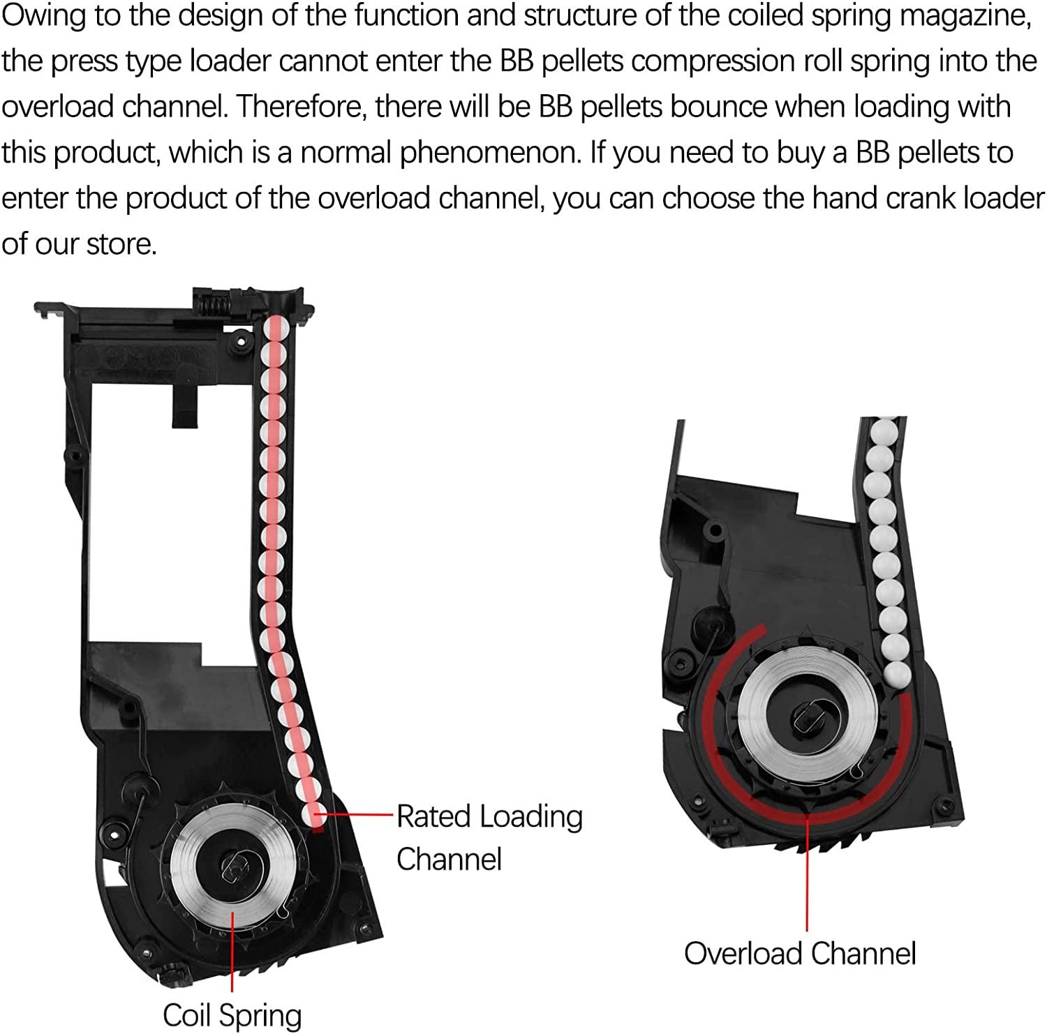 Ludex Speed Loader - 500 Round Large Capacity Airsoft BB Loader with ...