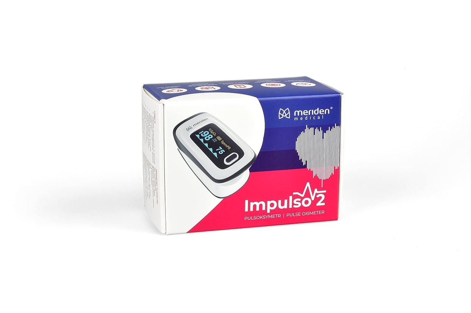 Merid Impulso2 Medical Pulse Oximeter - Accurate Oxygen Saturation ...