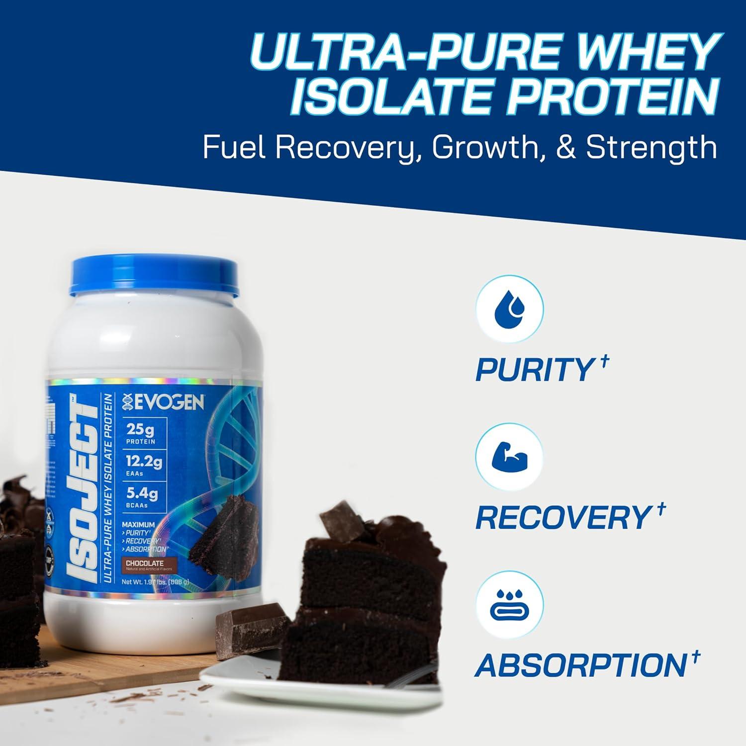 Evogen Isoject - Whey Isolate Protein Powder Ultra-Pure Whey Isolate ...