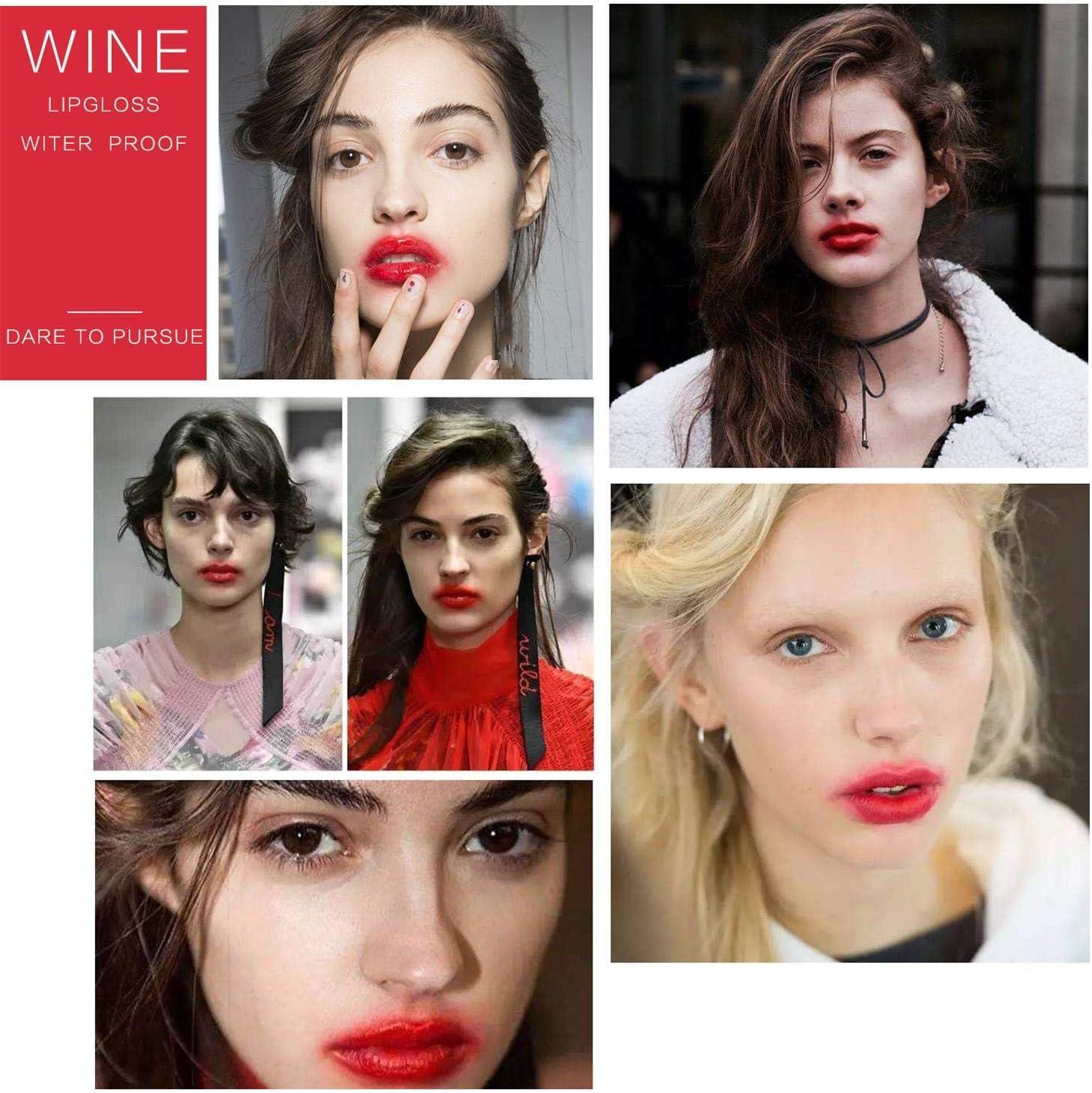 6-Color Bowling Lip Stains Set - Long-Lasting Waterproof Lip Tint ...